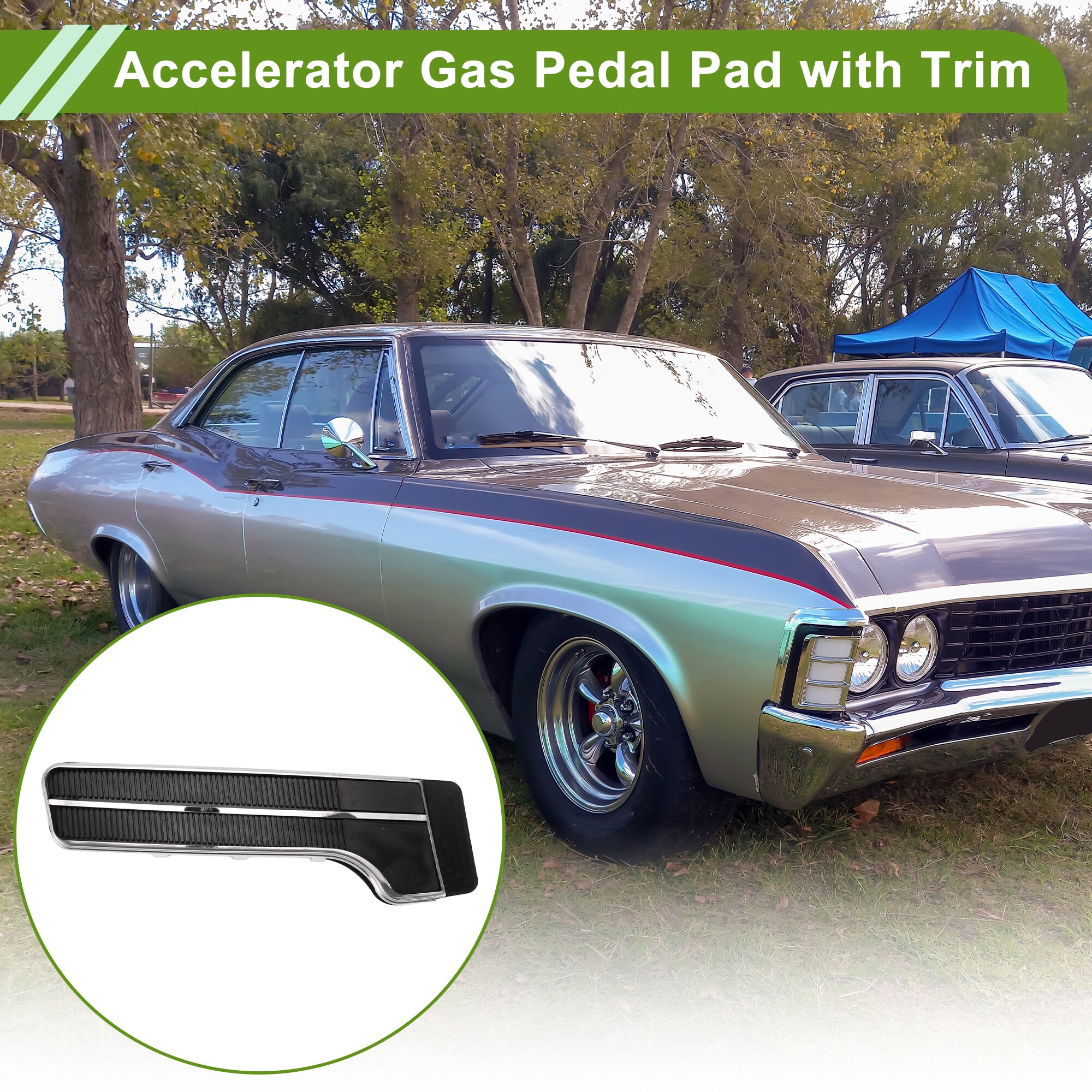 Unique Bargains Accelerator Gas Pedal Pad with Trim for Chevy Pickup ...