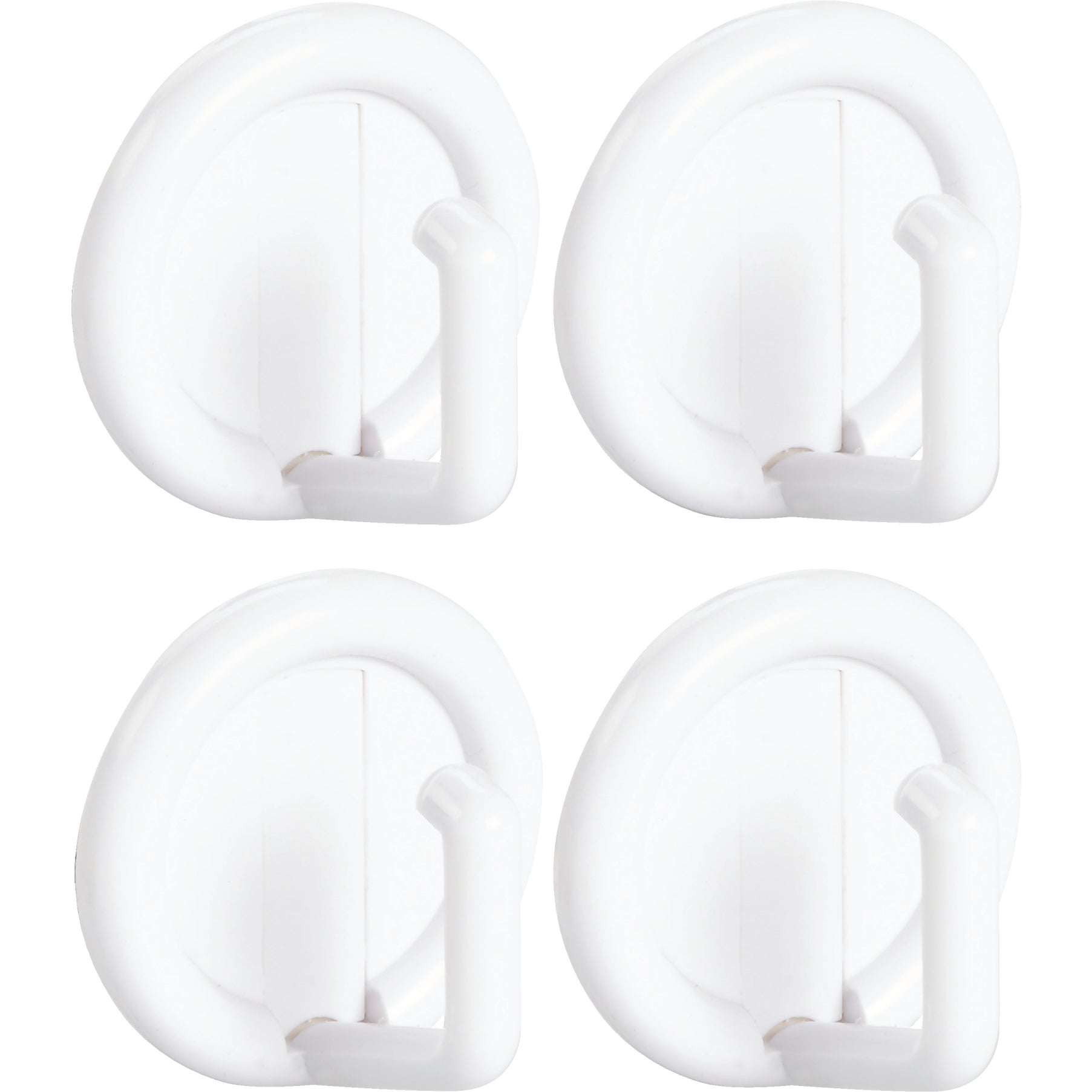 interDesign Self Adhesive Utility Hook Set of 12 White in the Towel ...