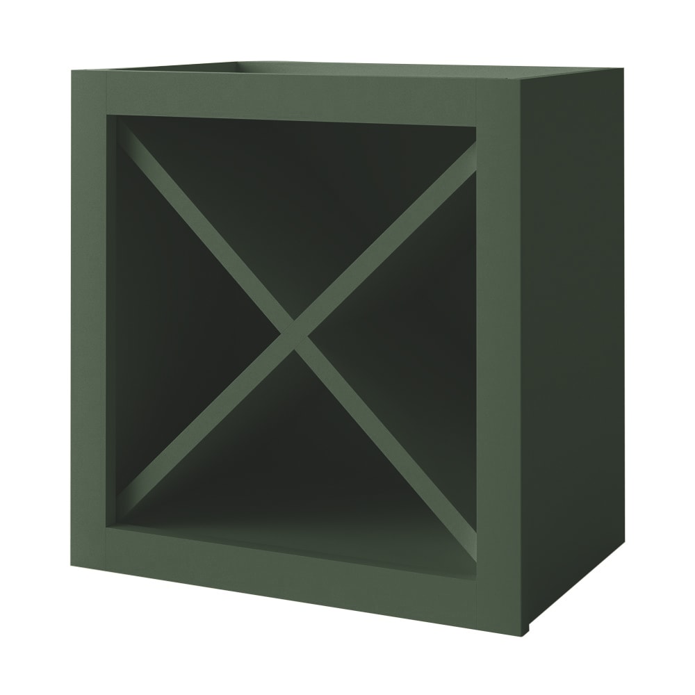 allen + roth Marston 18-in W x 18-in H x 12-in D Sage Open Cube ...