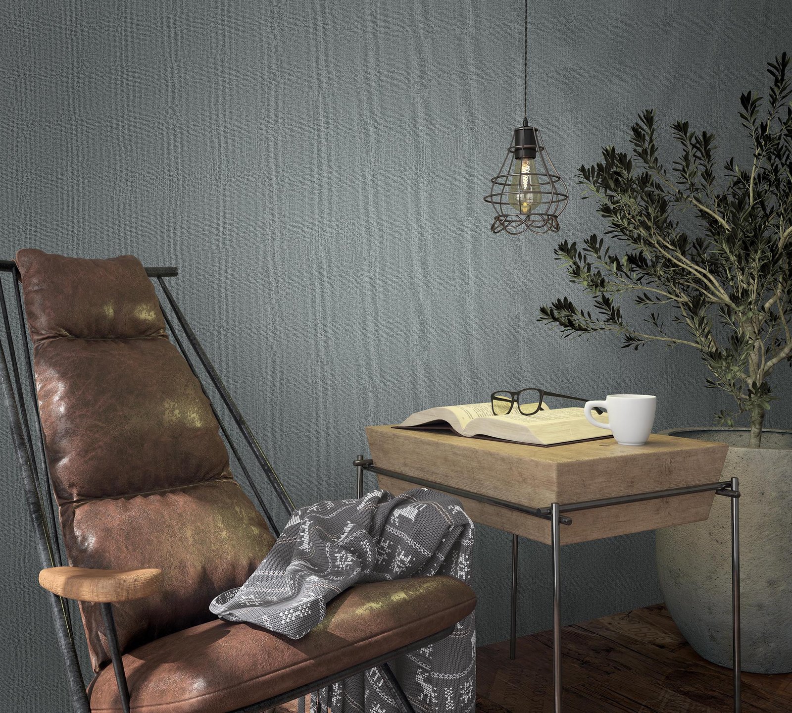 Galerie Loft 2 Wicker Texture Silver Grey Wallpaper 34181 in the ...