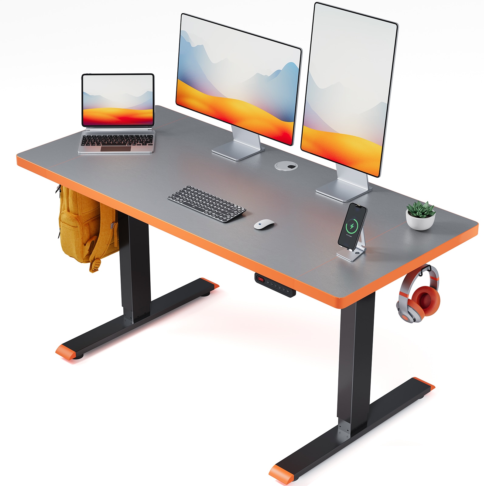 yulika Adjustable Metal Standing Desk at Lowes.com