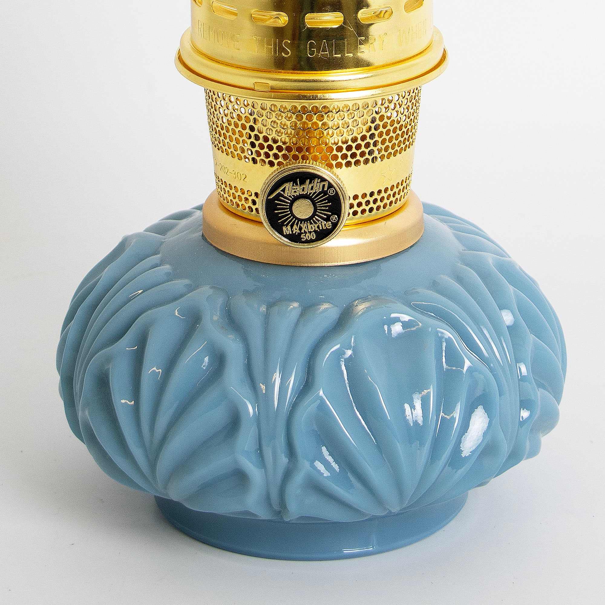 Lehman's Aladdin Georgia Blue Genie II Oil Lamp for Shelf or Table ...