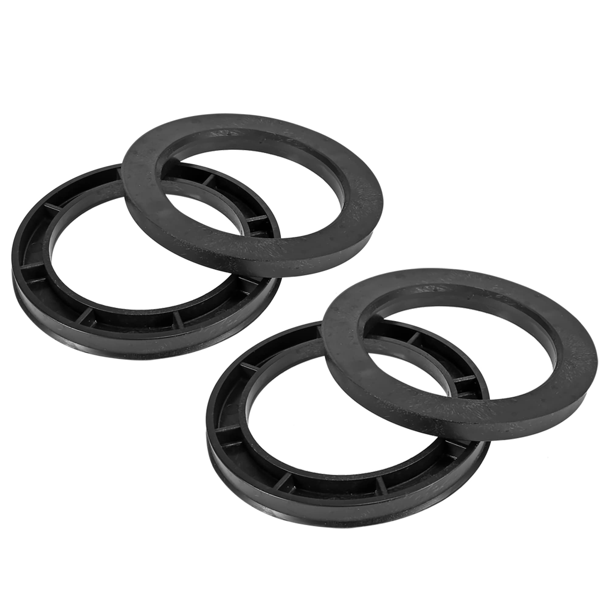 Unique Bargains 4pcs Plastic 78.1mm ID to 108 mm OD Car Hub Centric ...