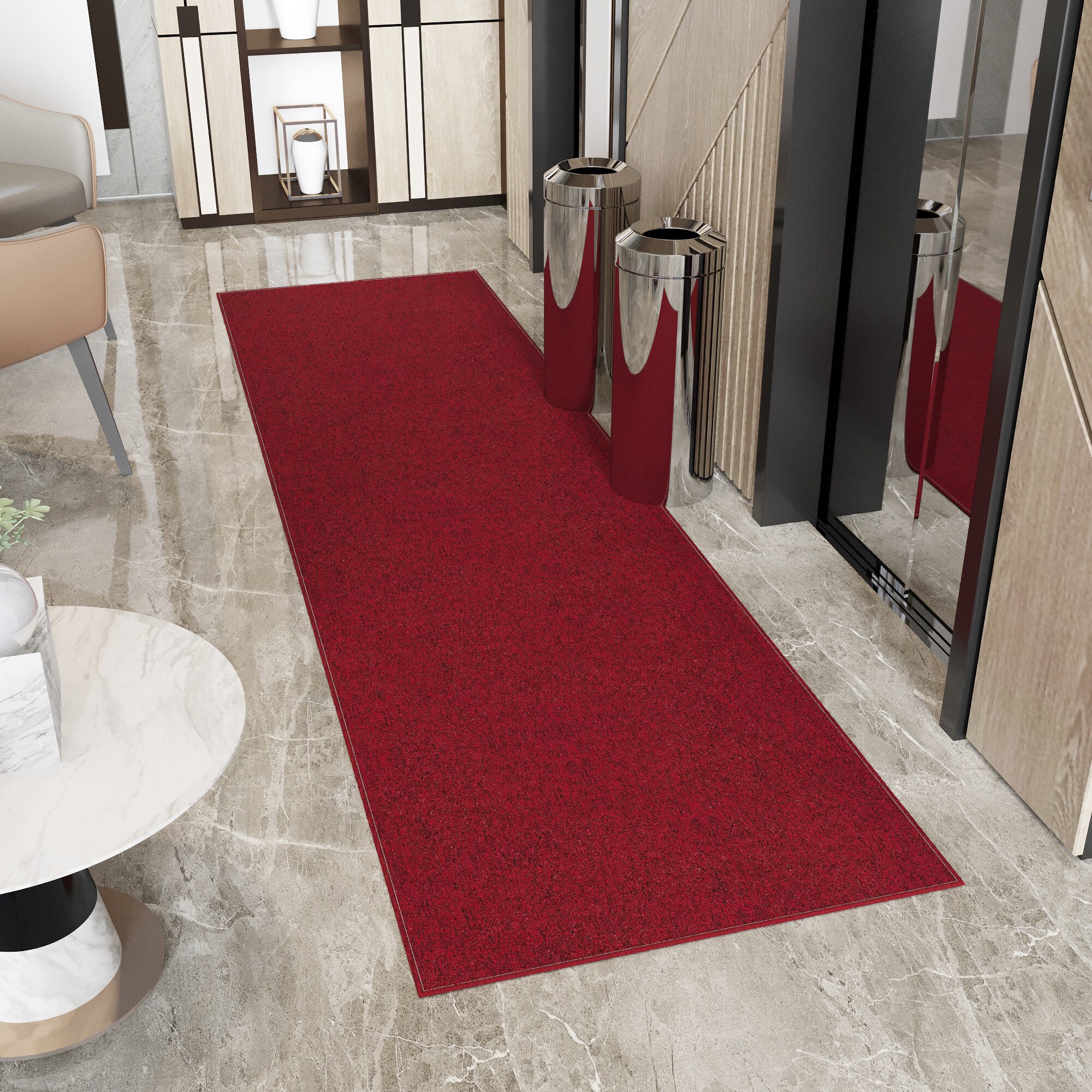 Ottomanson Non-Slip Extra Long Hallway Runner 2 X 50 (ft) Gray Indoor ...