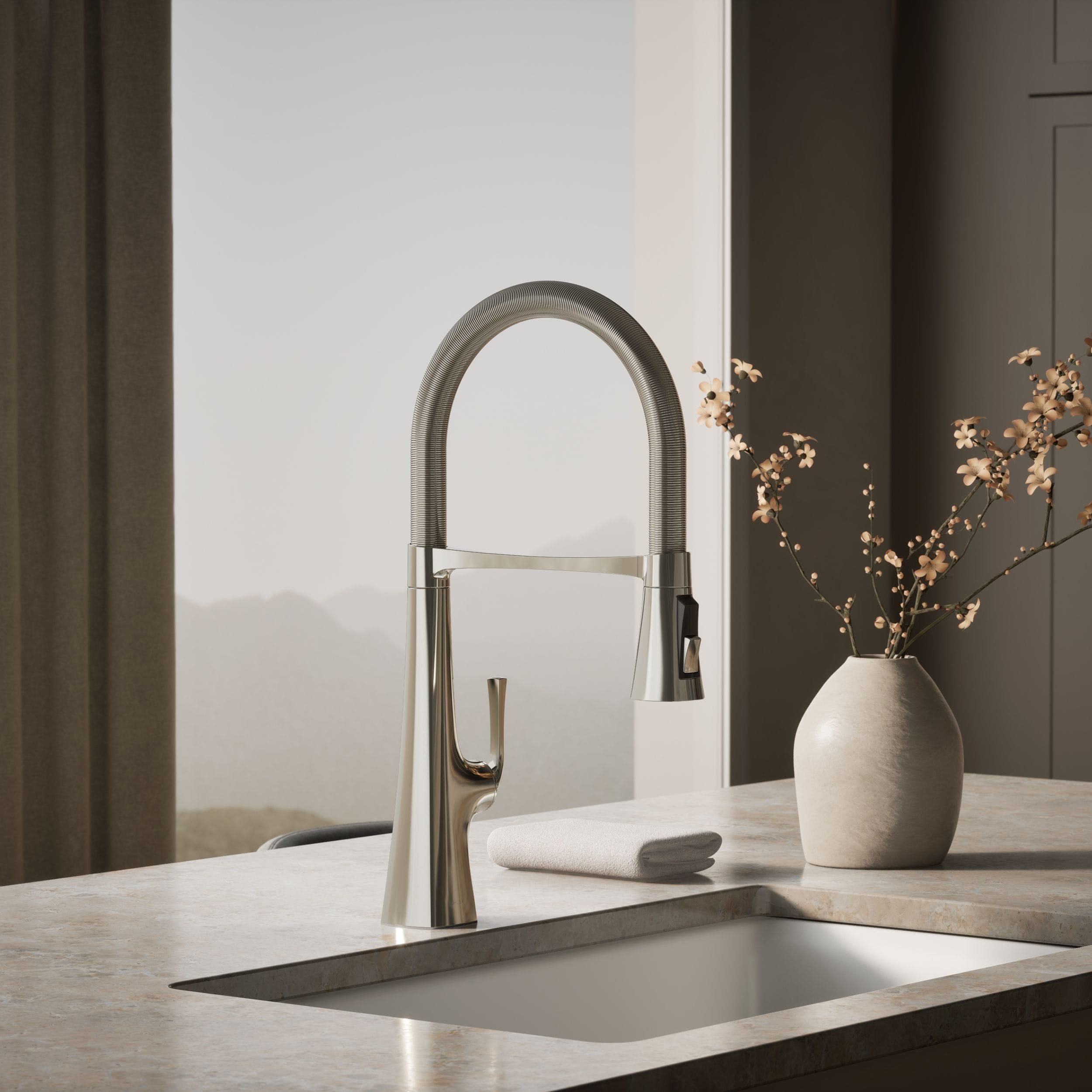 Graze Polished Kitchen Faucets at Lowes.com