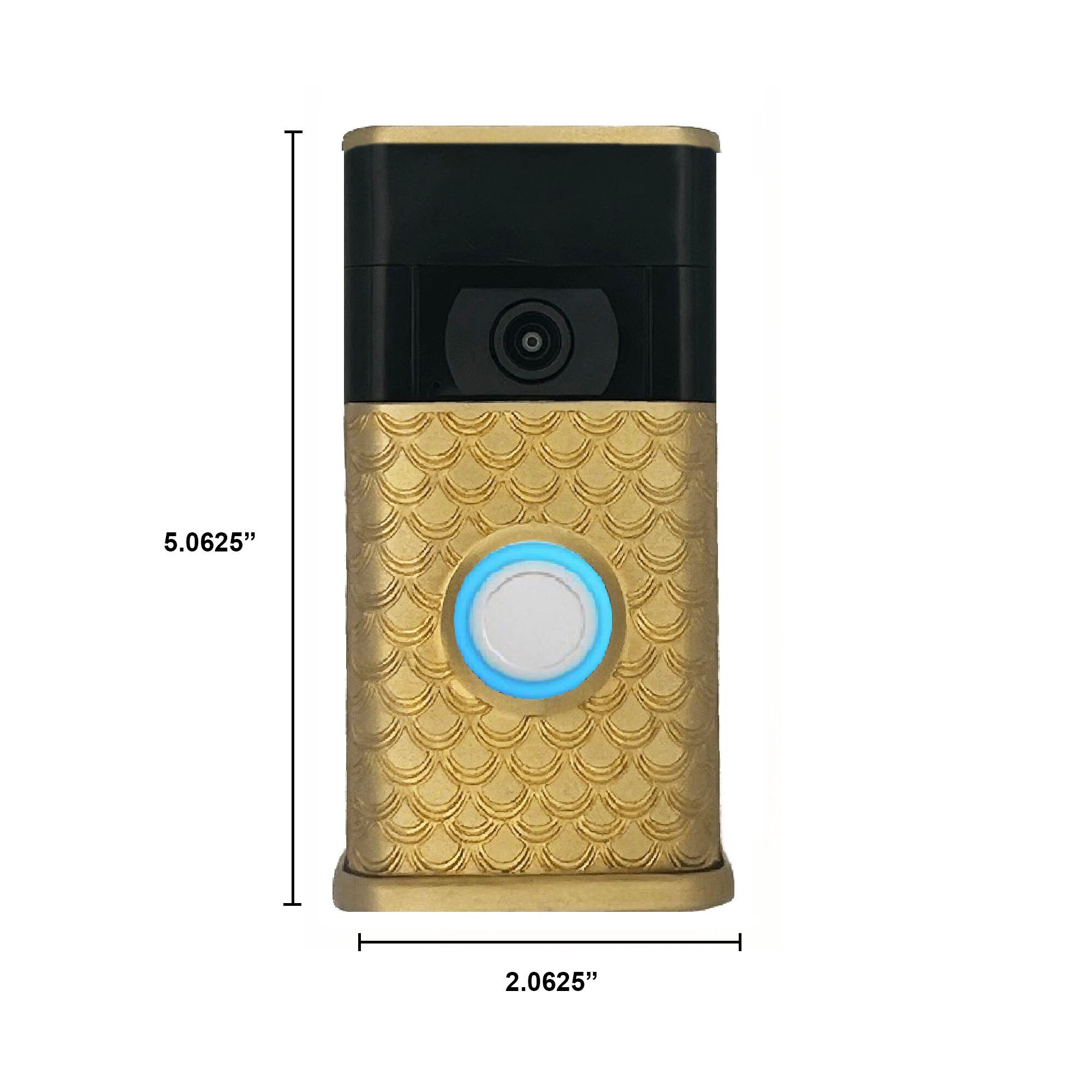 Michael Healy Video Doorbell Decoratibe Covers (R2 Collection) Gold ...