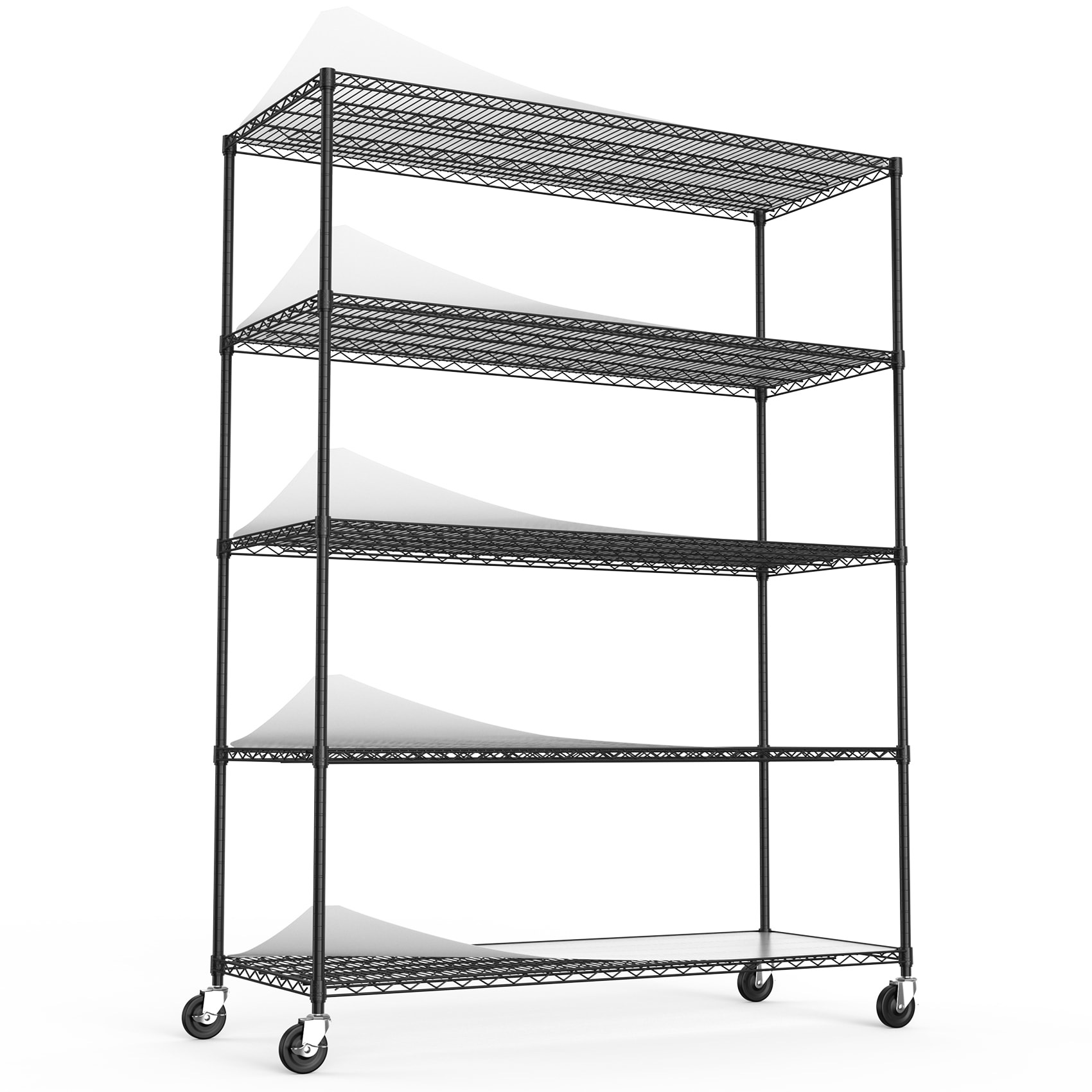 Tatayosi Ultimate Heavy Duty 5 Tier Storage Rack 7500lb Capacity ...