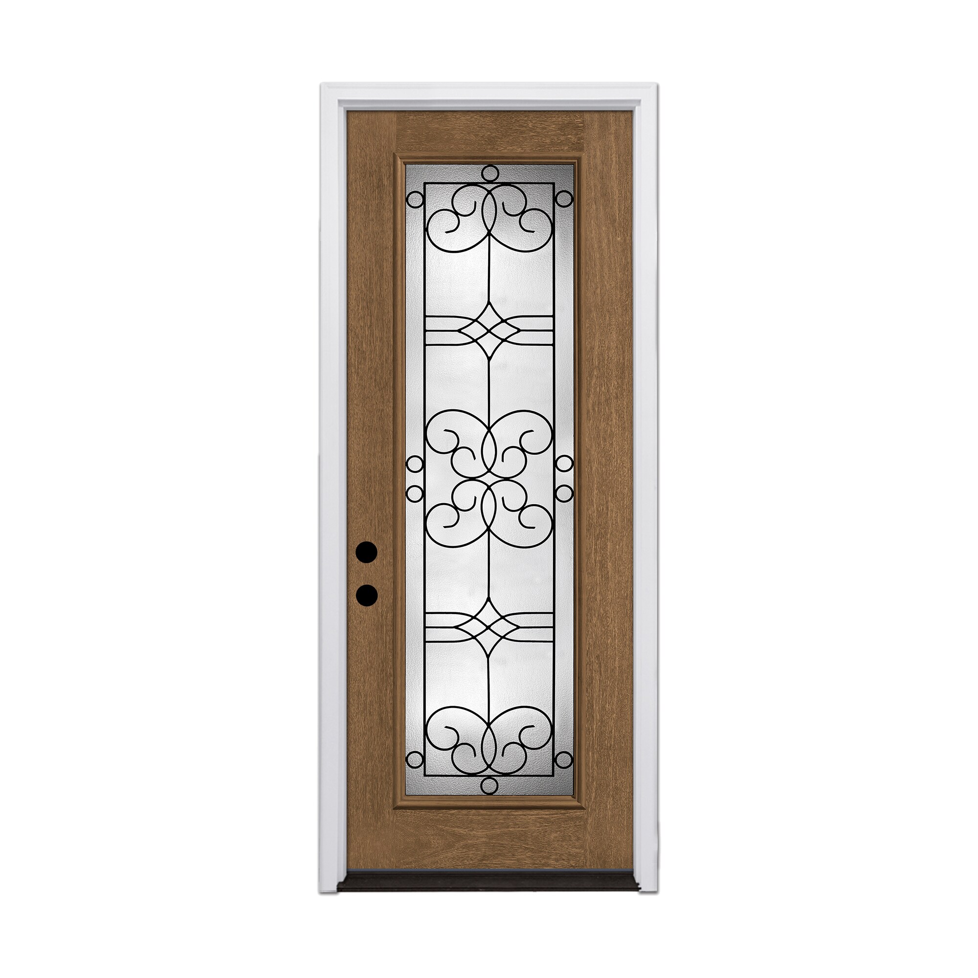 Therma-Tru Salinas 36-in x 96-in x 4-9/16-in Fiberglass Right-hand ...