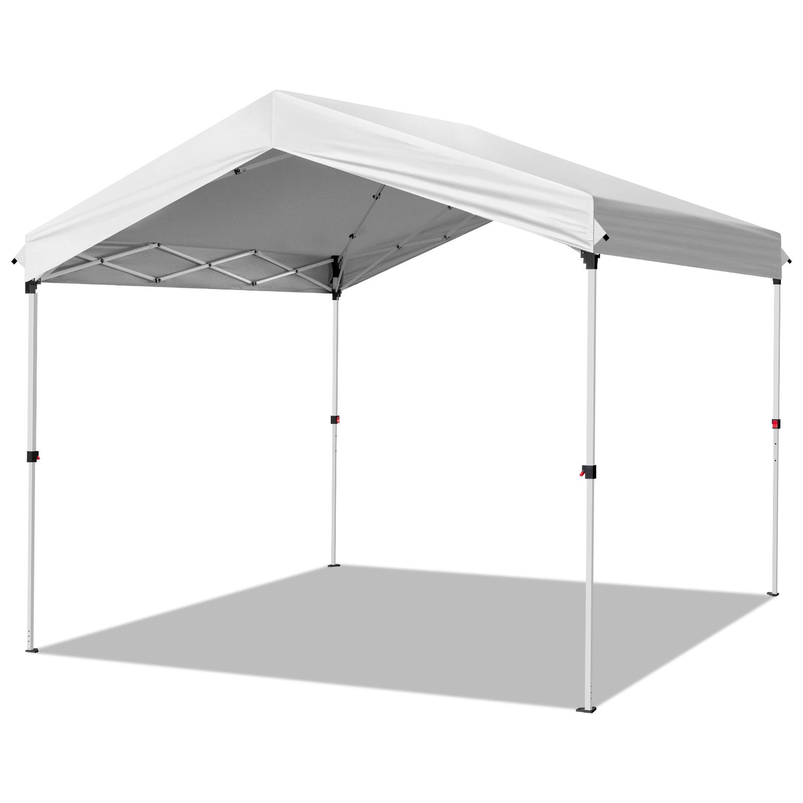 Winado 9.84-ft x 9.84-ft Square White Pop-up canopy in the Canopies ...