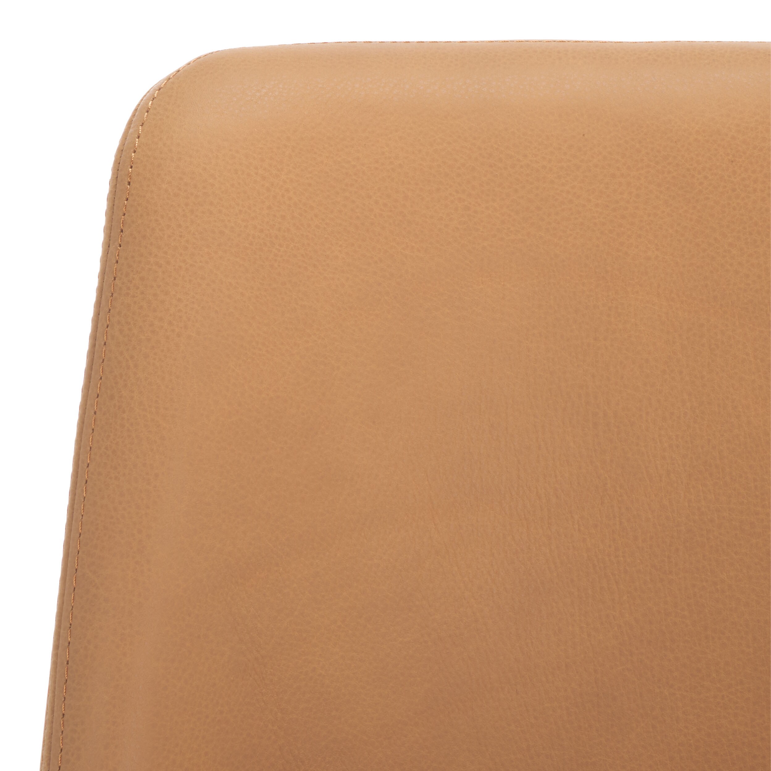 Safavieh Normandy Leather Dining Chair/Brown/Walnut in the Dining ...