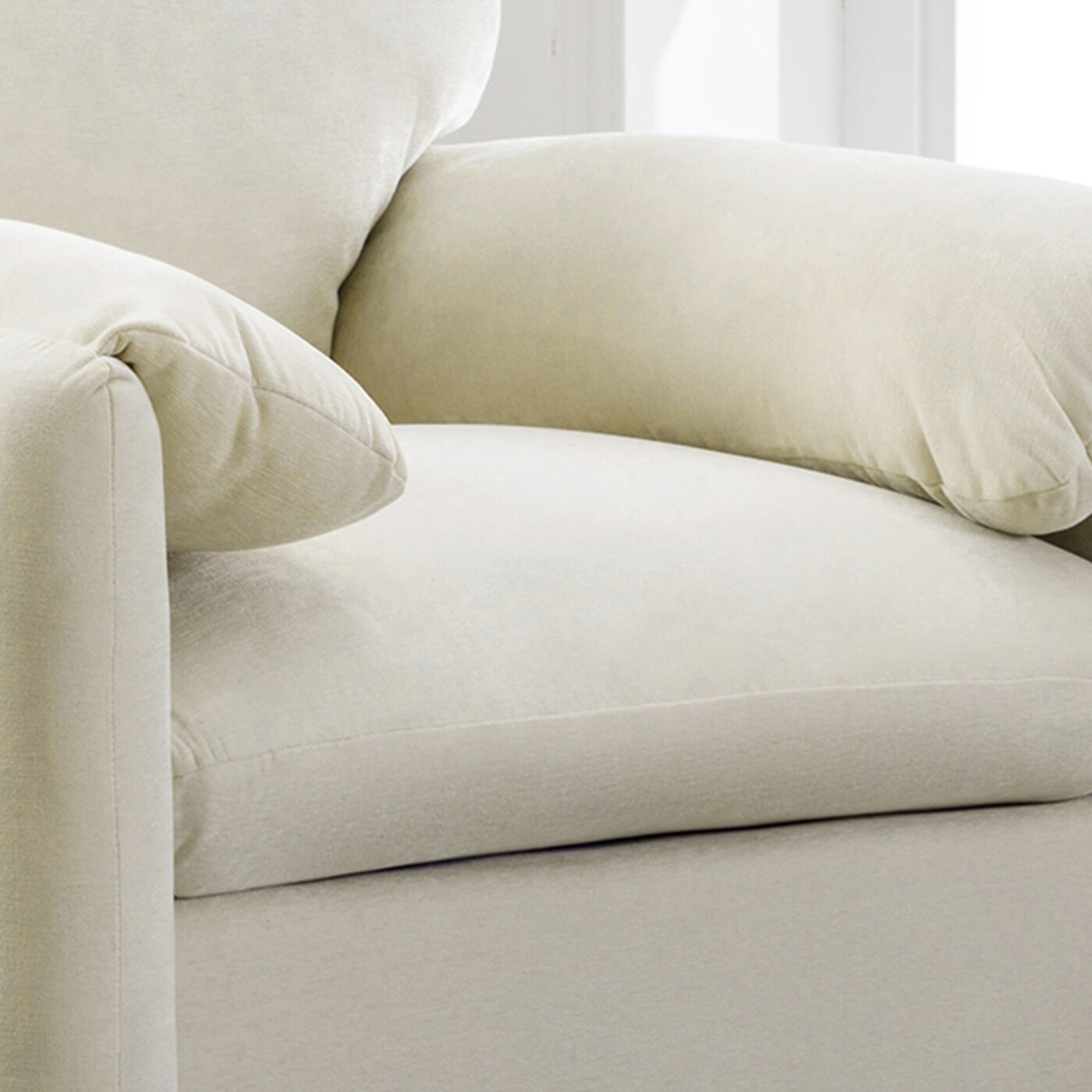 Streamdale Furniture Streamdale Modern Chenille Oversized Armchair ...