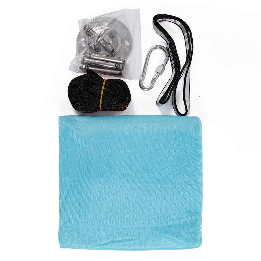 Shatex Sensory Swing Sky Blue Fabric Hammock with Stand in the Hammocks ...