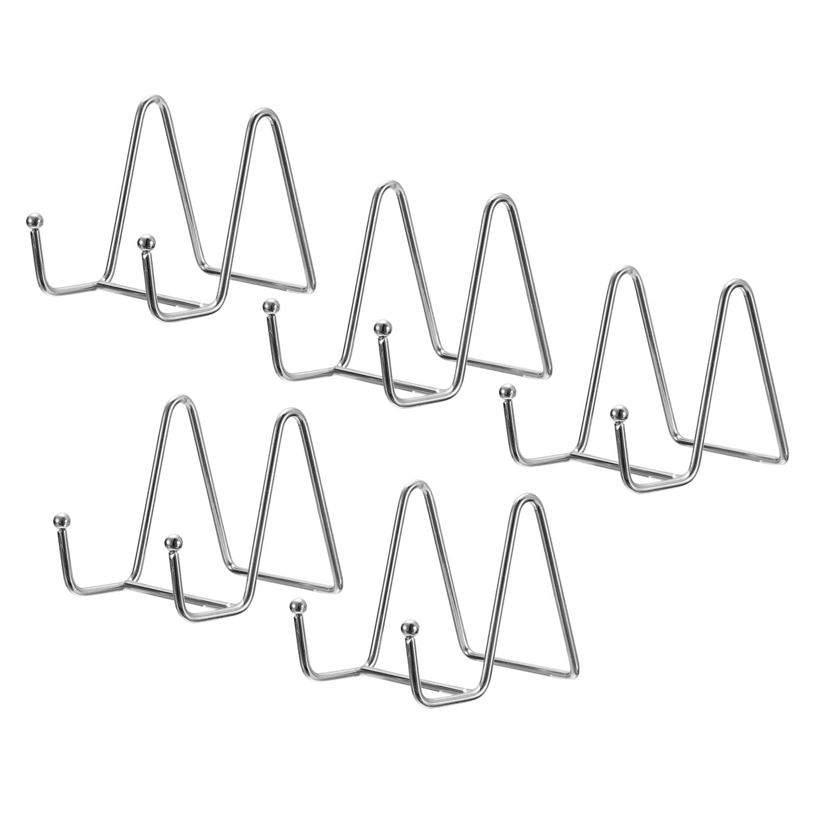 Unique Bargains 5pcs Plate Stand for Display 3 Inch Iron Easel Plate ...
