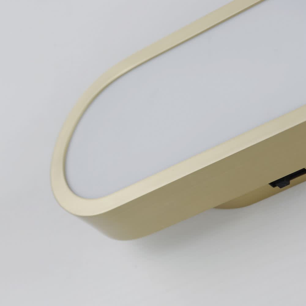 ET2 Latitude 1 - Light Gold Contemporary / Modern - LED Aluminum And Polycarbonate Wall Sconce ...