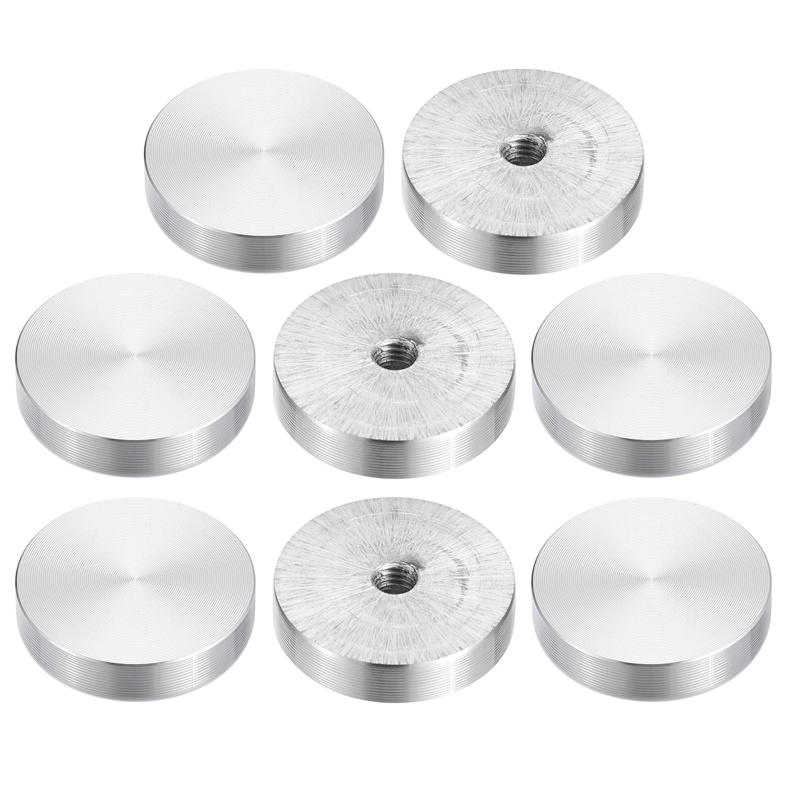 Unique Bargains M6 Thread 30mm Diameter Round Shape Aluminum Disc ...