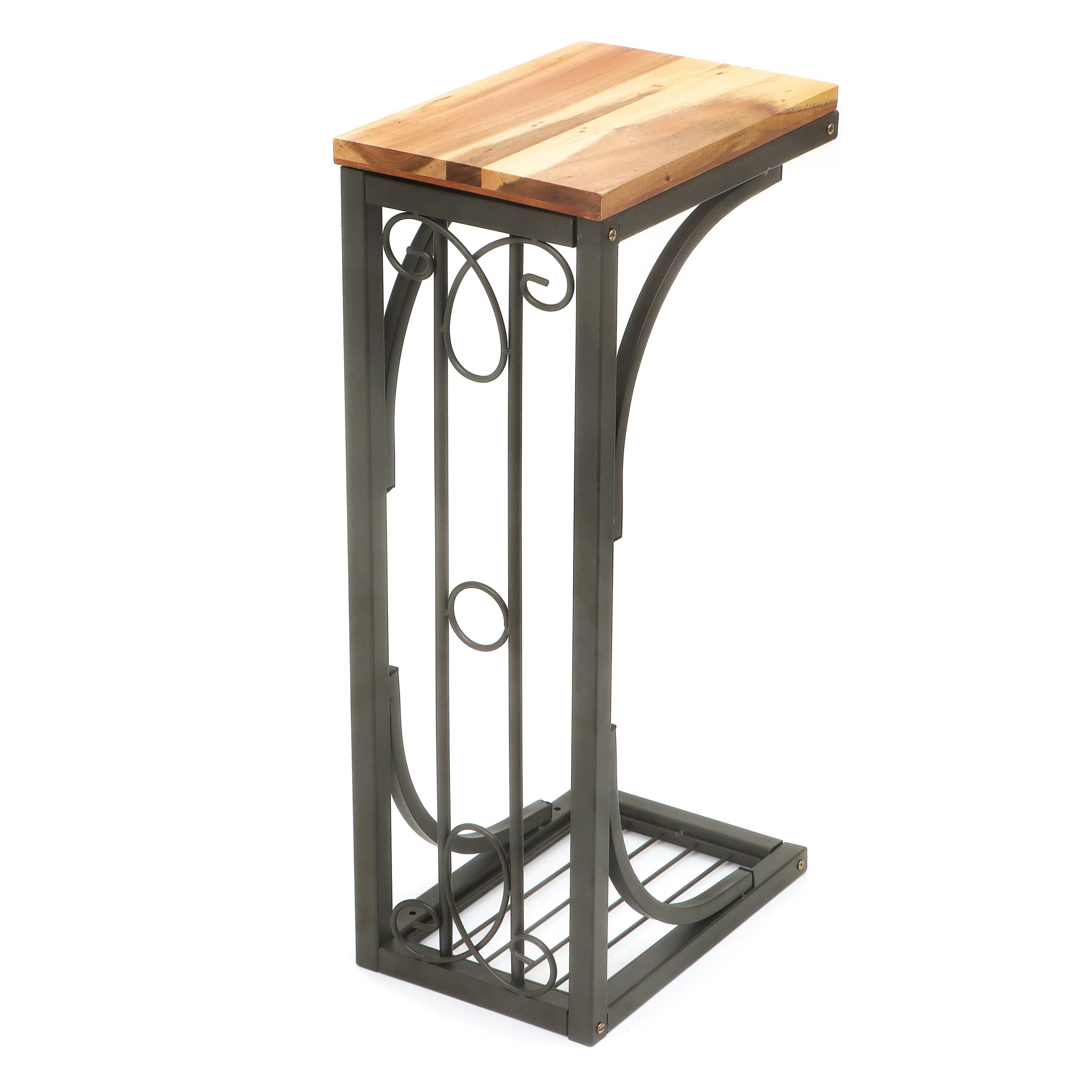 Trademark Innovations 8.25-in W x 24.5-in H Classic Design Wood Rustic ...