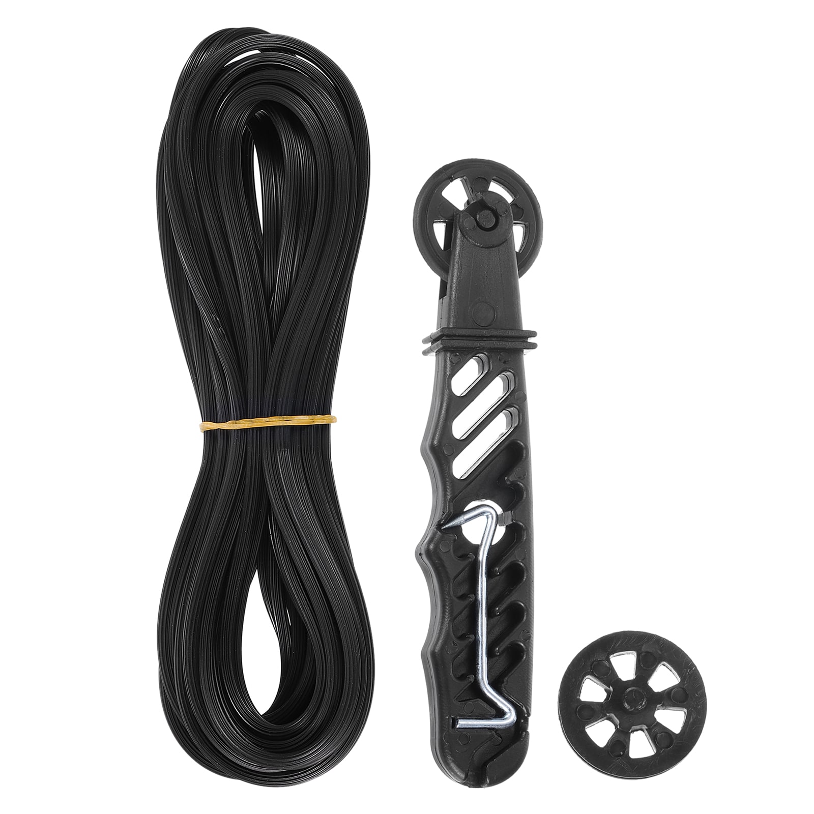 Unique Bargains Screen Repair Kit 0.16 Inchx32.8ft Black TPE Window ...