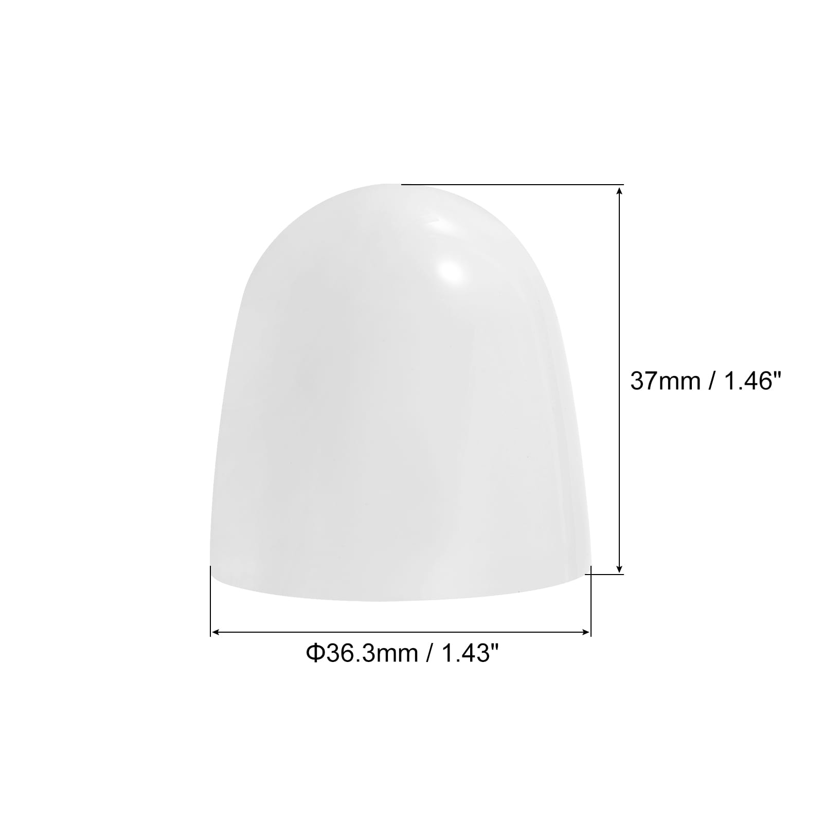 Unique Bargains 8pcs Toilet Bolt Caps 37mm/1.46 Inch Height Round ...