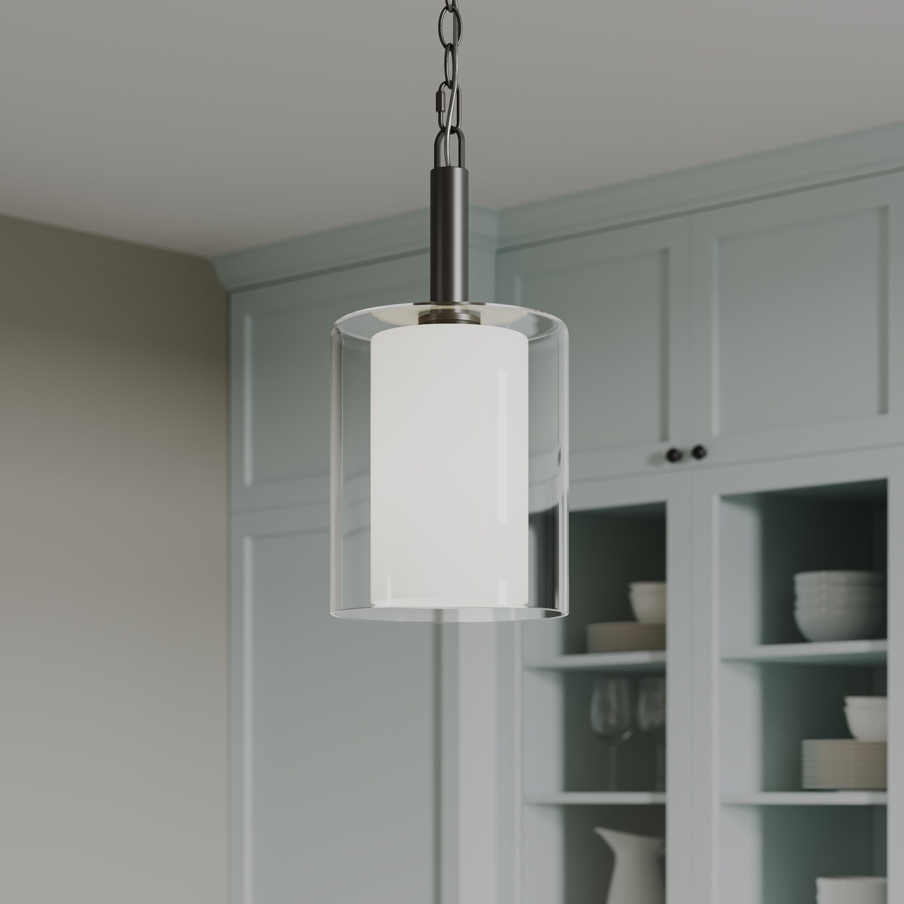 Progress Lighting Mack 1 -Light Matte Black Traditional Clear glass ...