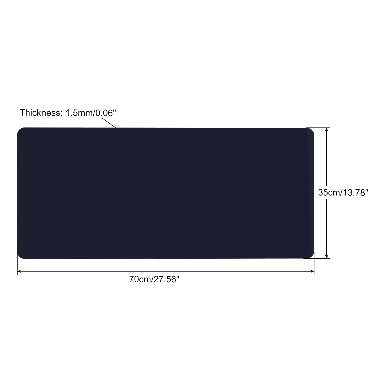 PATIKIL 28 Inchx14 Inch Desk Mat Protector PVC Non-Slip Waterproof ...