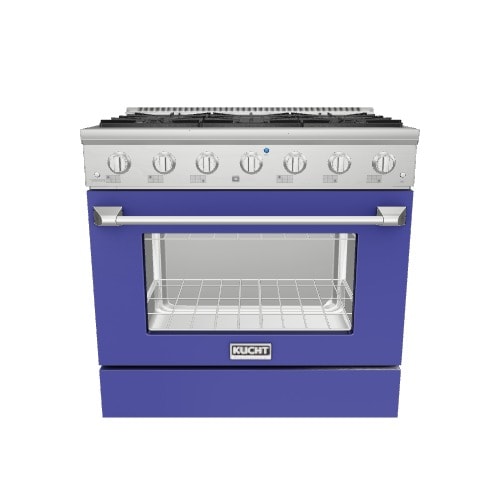 Kucht Professional KNG 36-in 6 Burners 5.2-cu ft Convection Oven ...