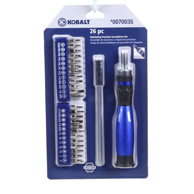 Kobalt 26-piece ratcheting precision screwdriver set 26-Piece Aluminum ... Kobalt 26-piece ratcheting precision screwdriver set 26-Piece Aluminum ...