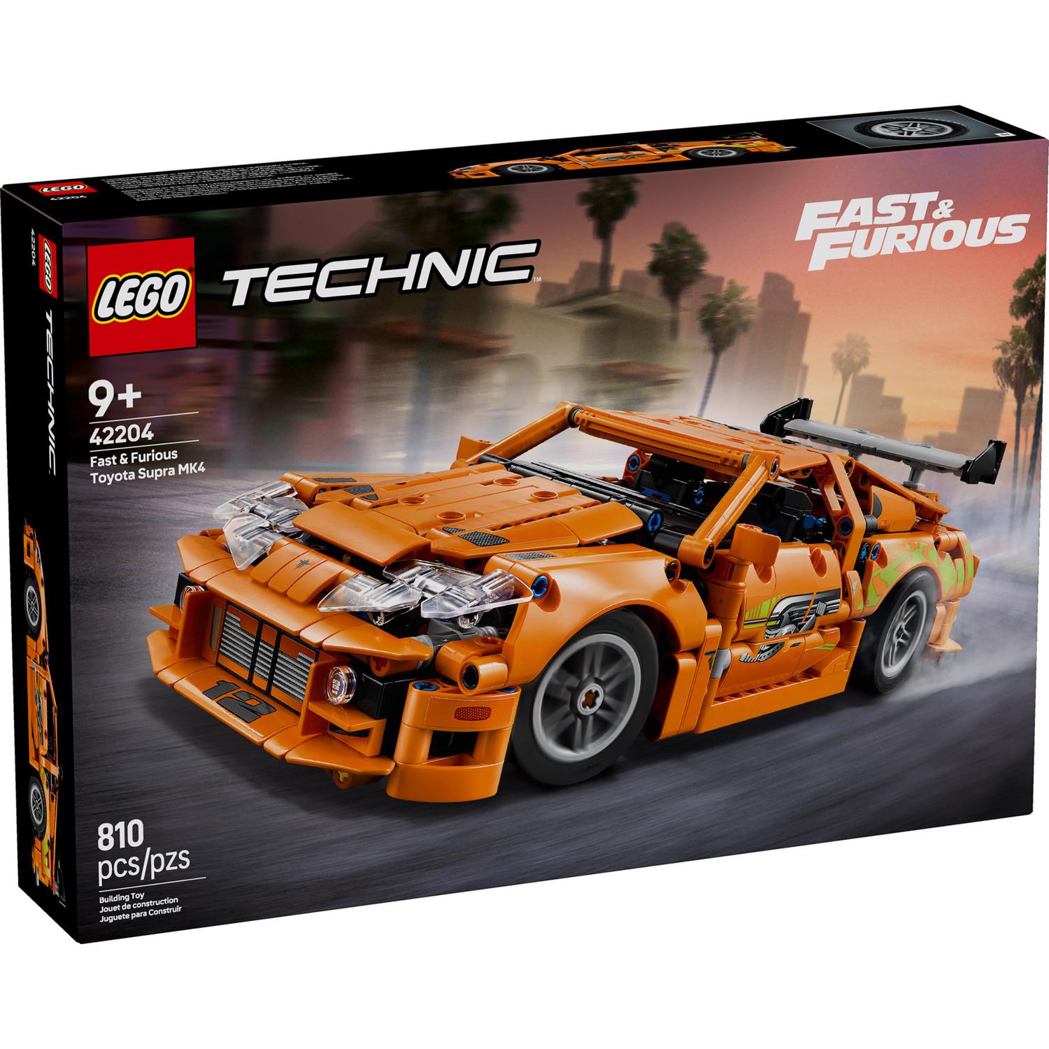 LEGO Technic Fast and Furious Toyota Supra MK4 Building Set Multi 810 ...