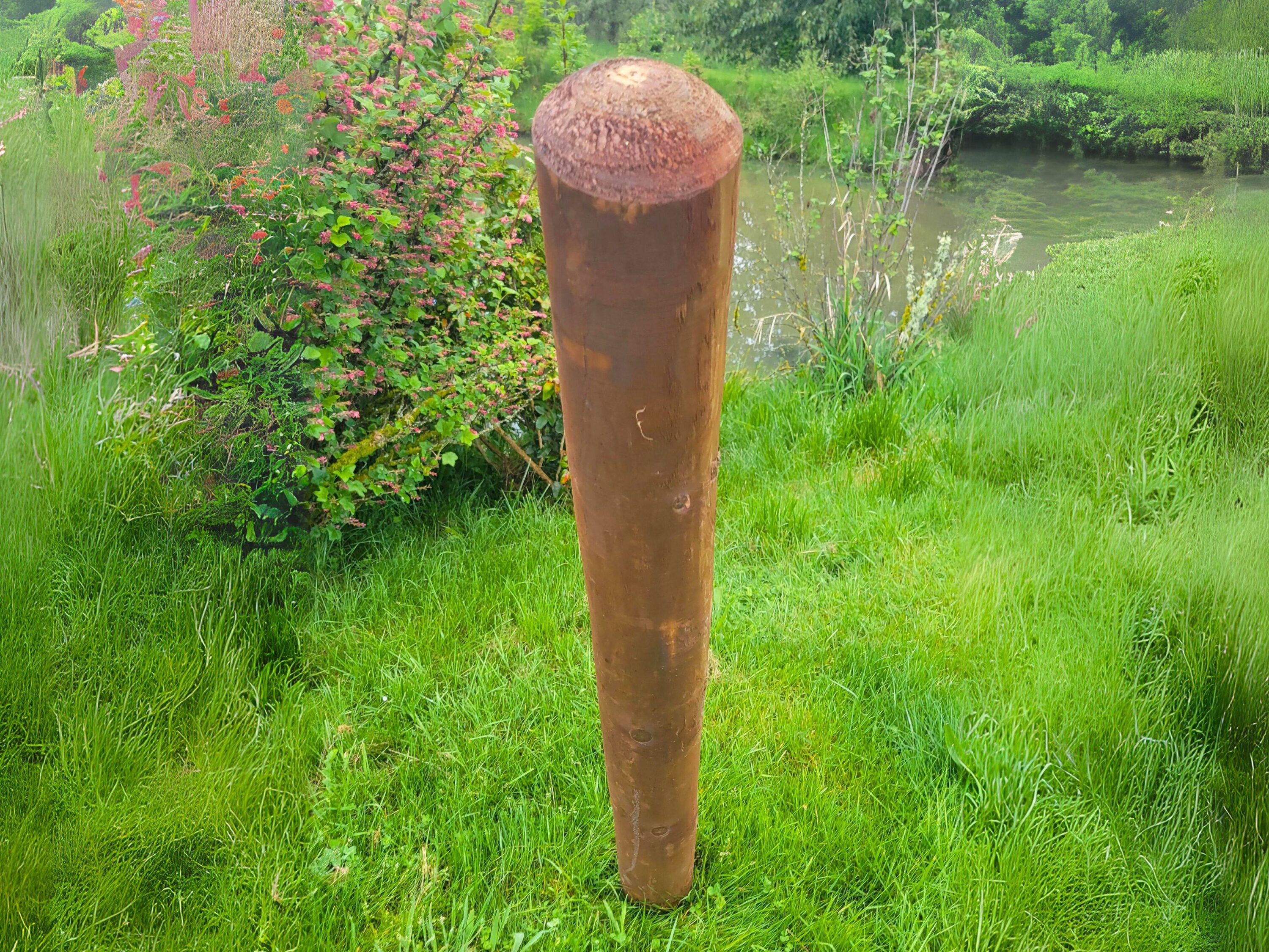 6-in x 8-ft Pressure Treated Hem-fir Round Blank Wood Fence Post at ...