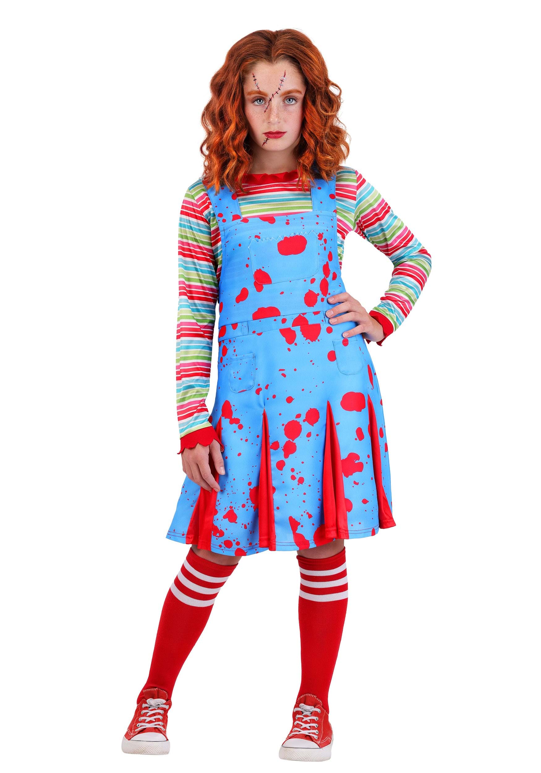 HalloweenCostumes.com FUN Costumes Come Play Killer Doll Girl's Costume ...