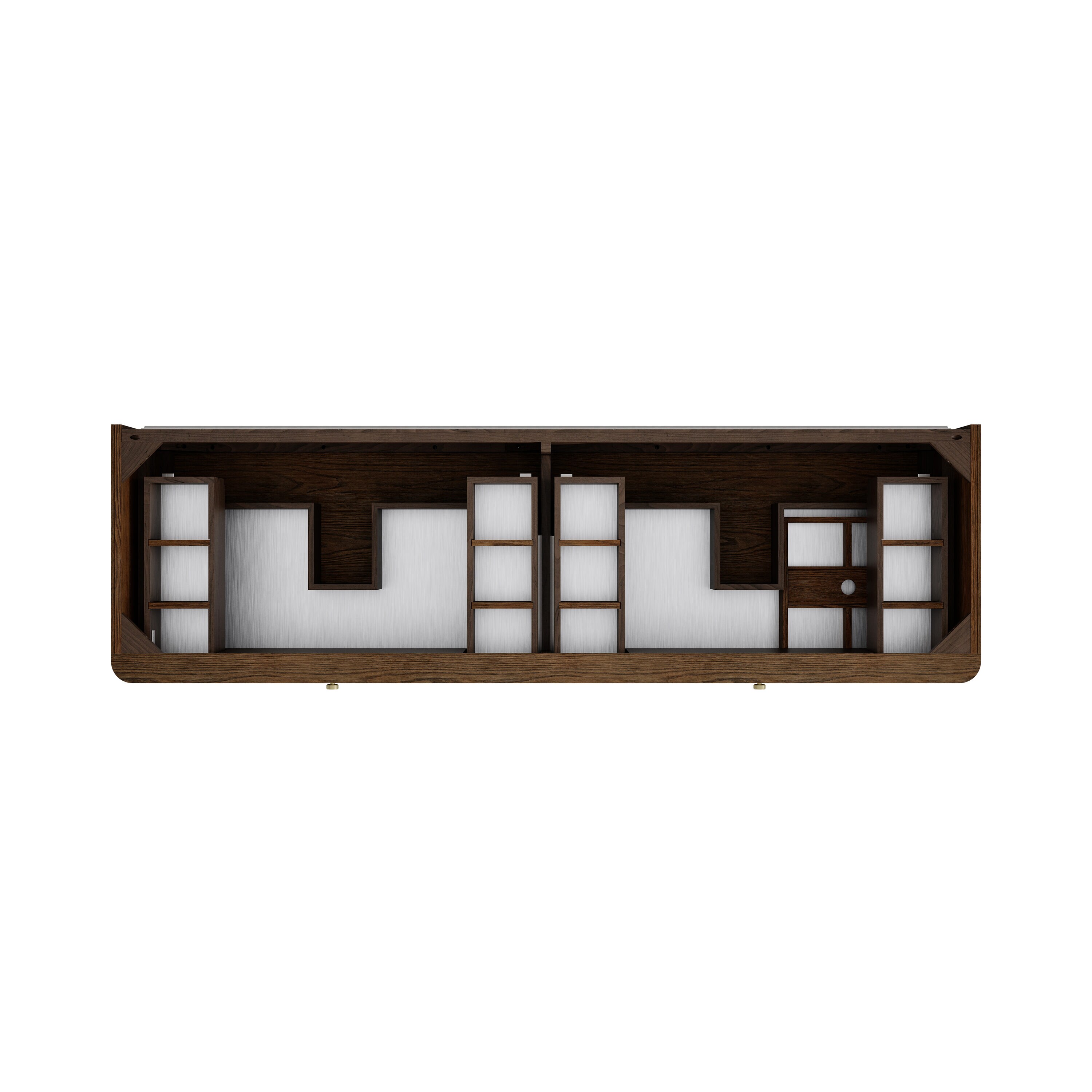 James Martin Vanities Allamari 72-in Sable Bathroom Vanity Base Cabinet ...