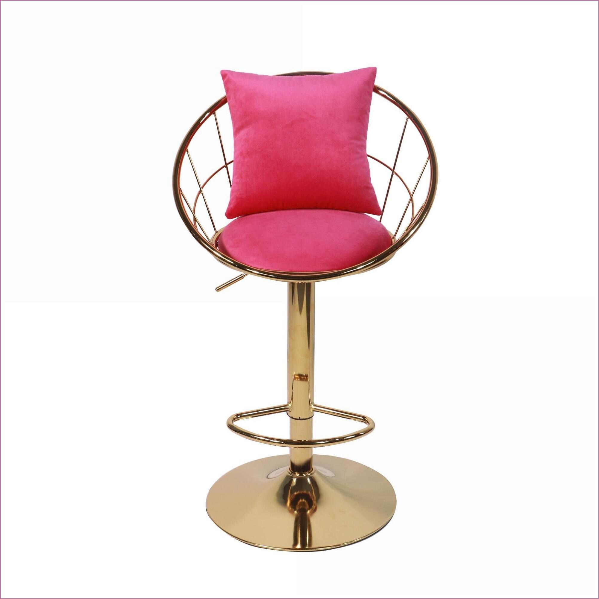Watnature Set of 2 Ruby Red Velvet Accent Bar Chairs 360 Degree Swivel ...