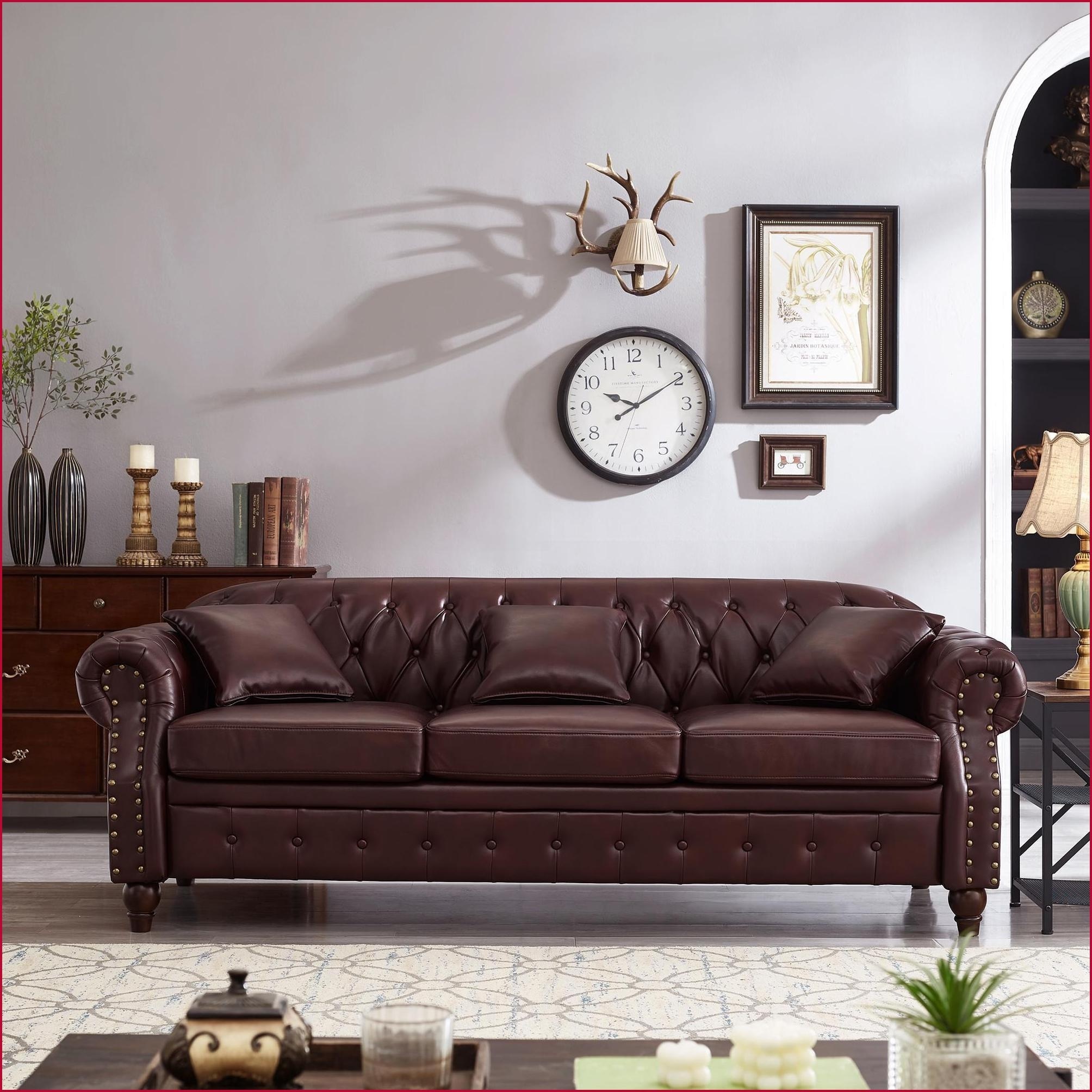 Watnature Sofa for Living Room 85.8 Classic Tufted Chesterfield Sofa ...
