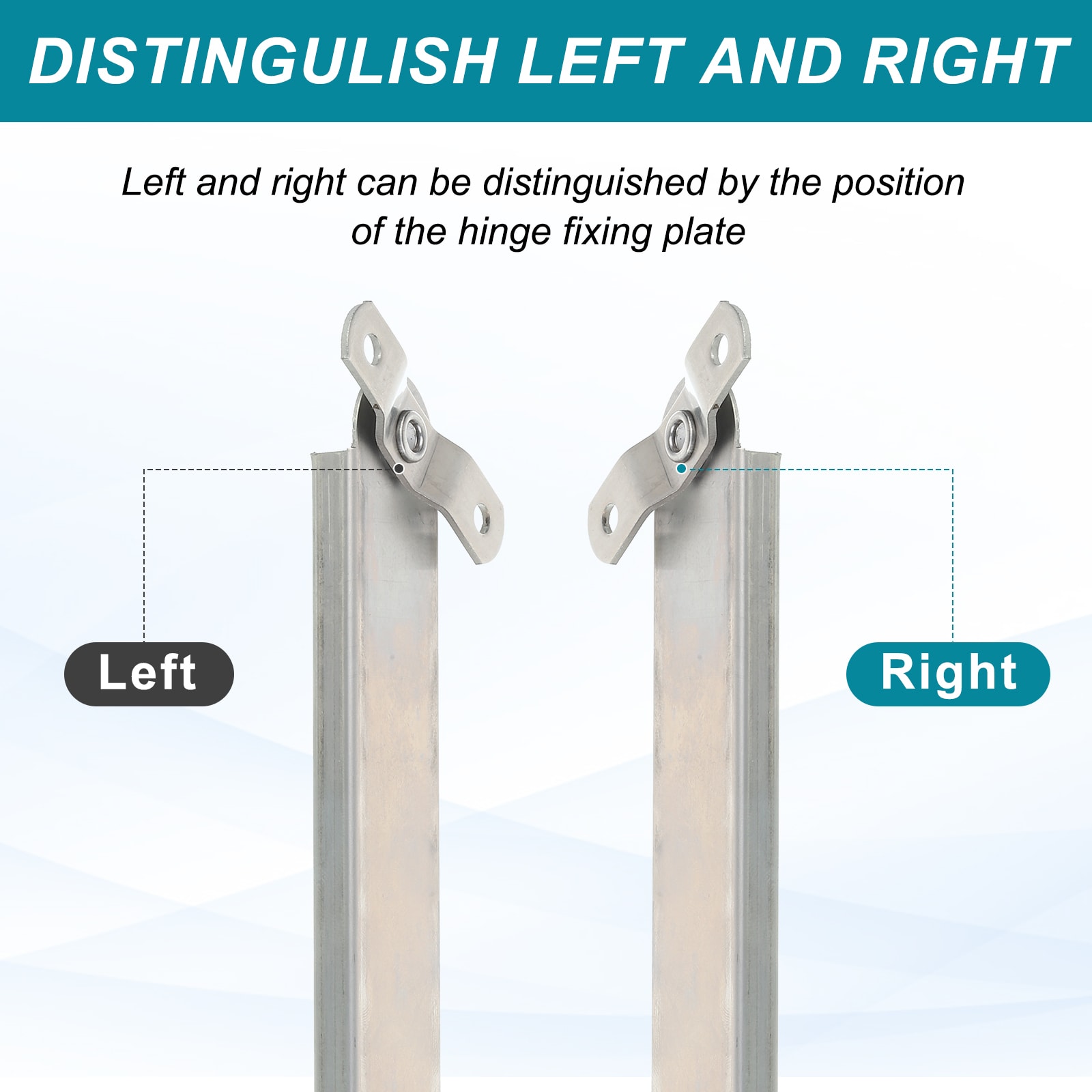 Unique Bargains 2pcs Window Hinges 8Inch 304 Stainless Steel Top-Hung ...