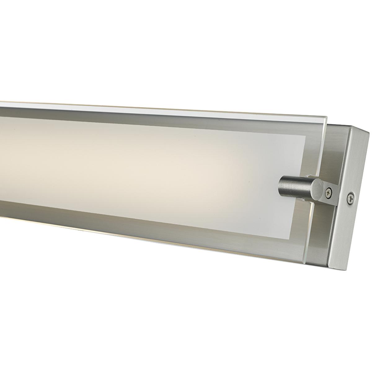 Abra Lighting 20028WV-BN Blaze LED 402 inch Brushed Nickel Bath Vanity ...