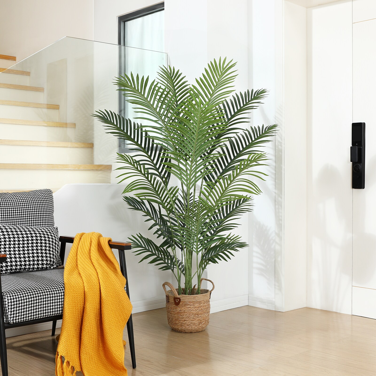 DR.Planzen 60-in Green Indoor/Outdoor UV Resistant Floor Palm ...