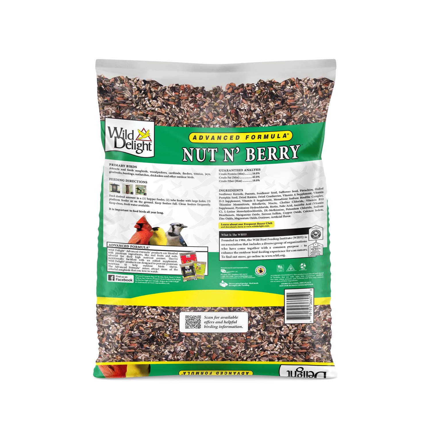 Wild Delight Nut N Berry Wild Bird Food 5 lb Case of 6 at Lowes.com