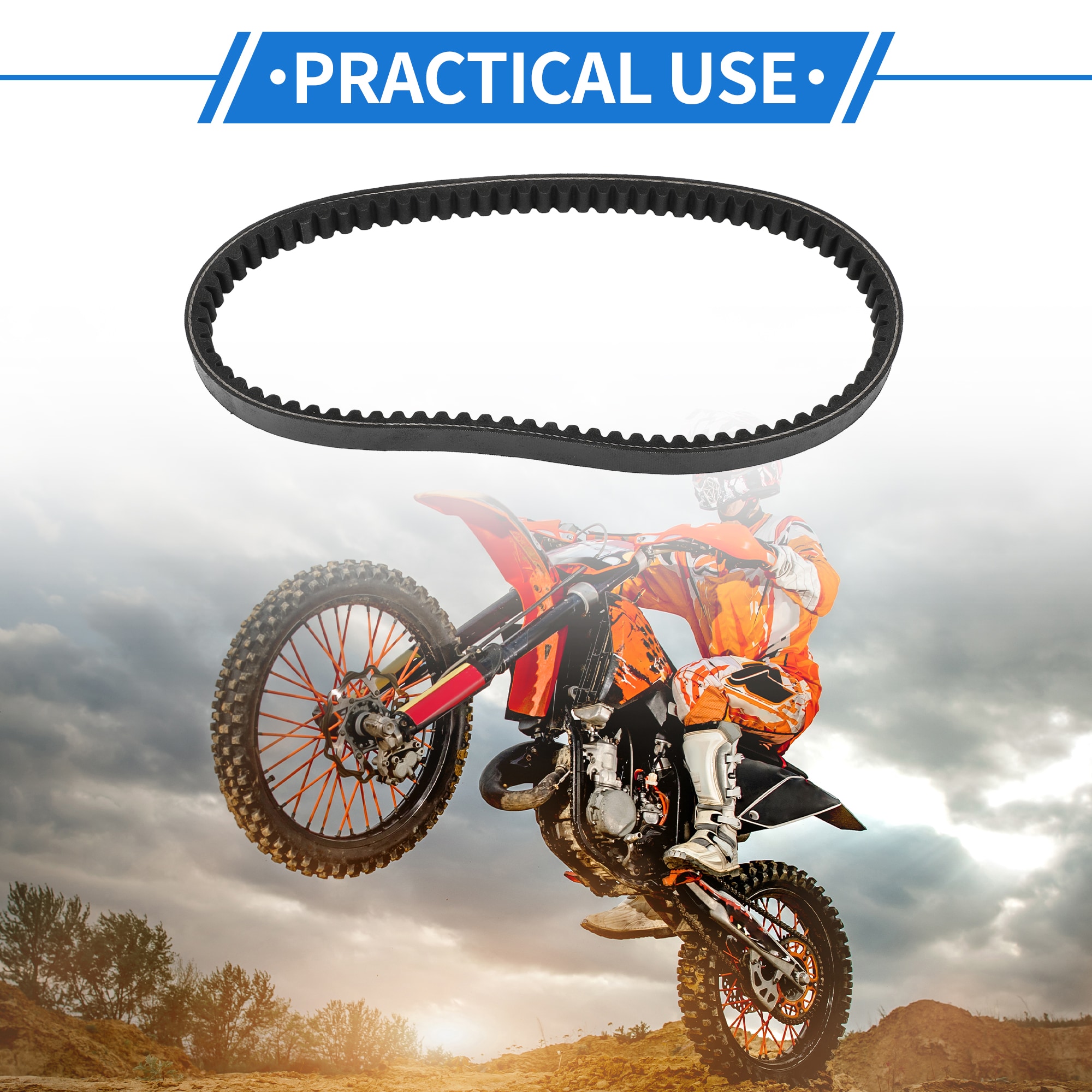 Unique Bargains Drive Belt Compatible for Honda PCX150 2012-2014 Wear ...