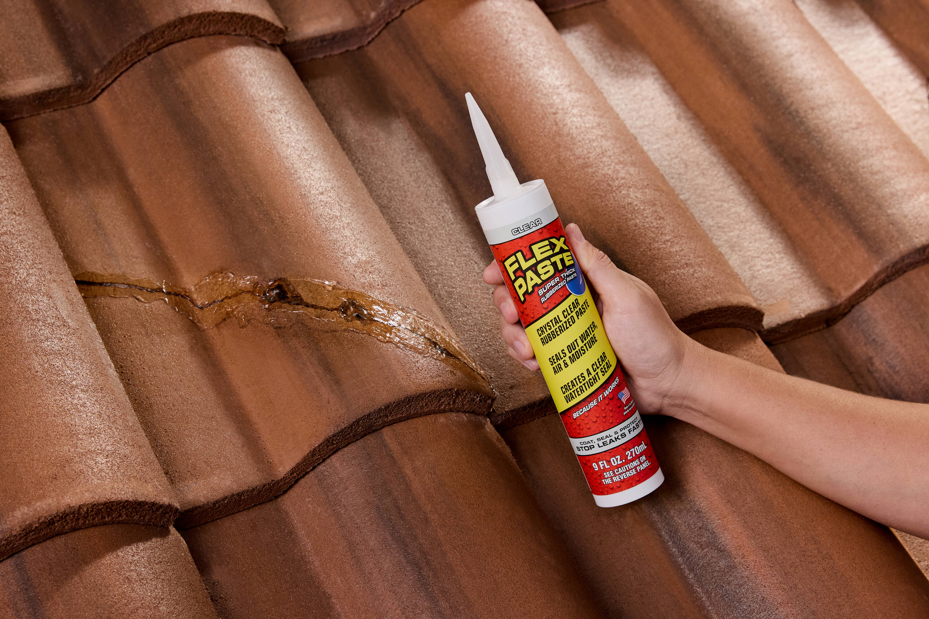 Flex Paste 9-fl oz Clear Paste Waterproof Rubberized Coating in the ...