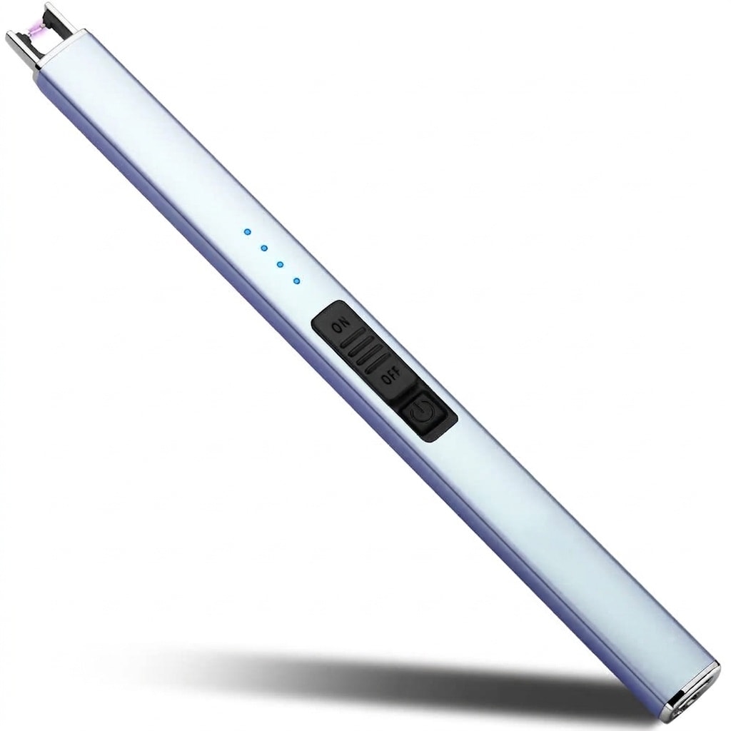 Phyfalip Electric Lighter Arc Windproof Flameless USB Safety Lock ...