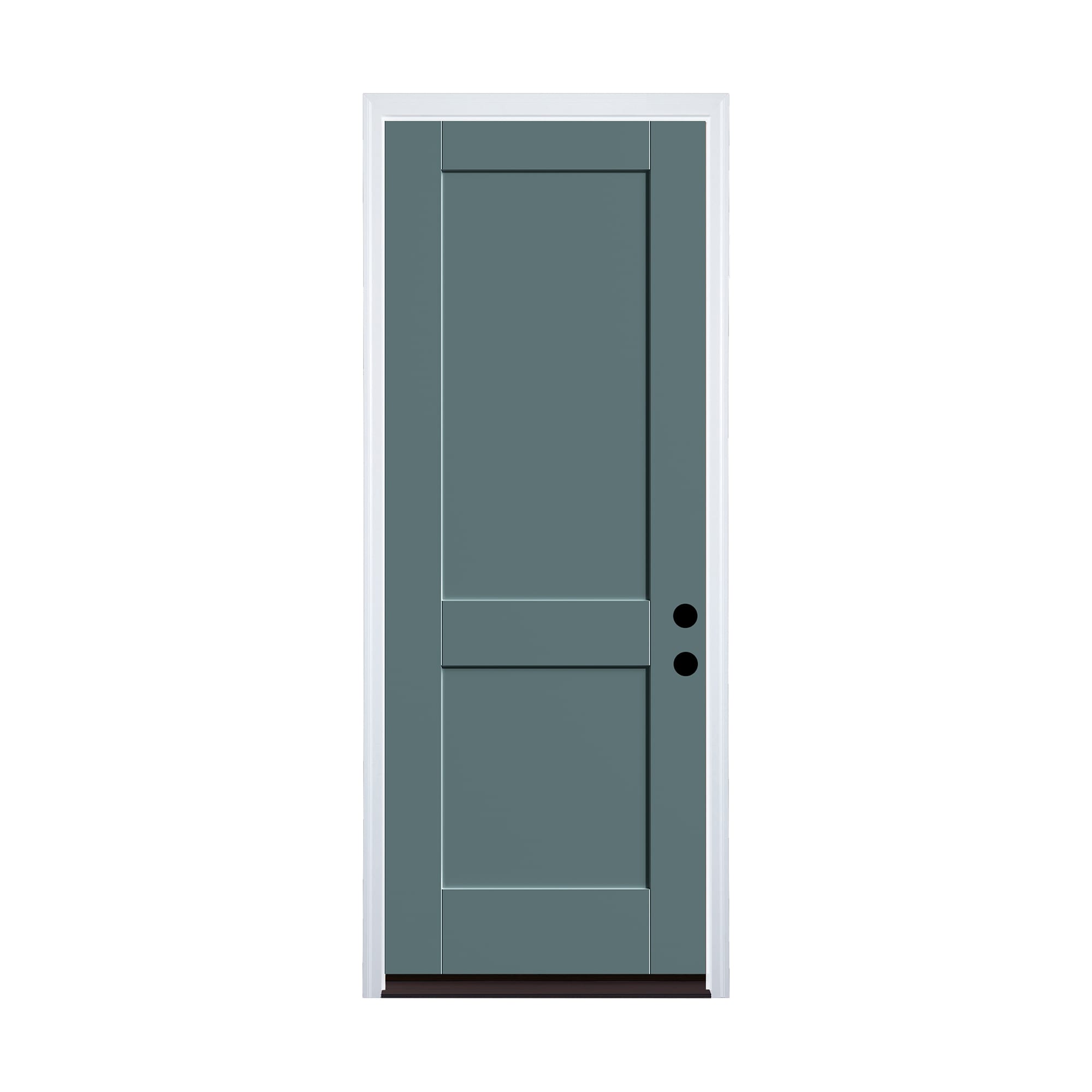 Therma-Tru 36-in x 96-in x 4-9/16-in Fiberglass No glass Right-hand ...