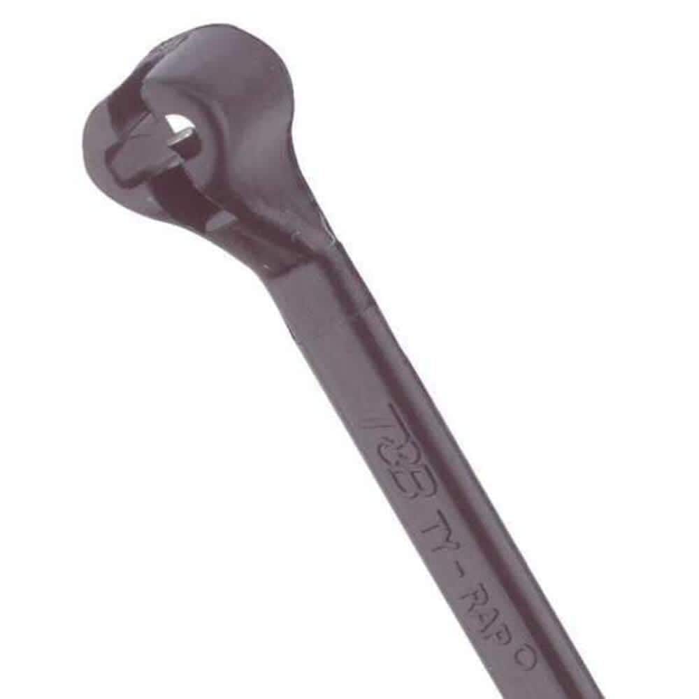 Ty-Rap Cable Tie 7 in L 1-1/2 in Max Bundle Dia. Black Nylon 6/6 18 lb ...