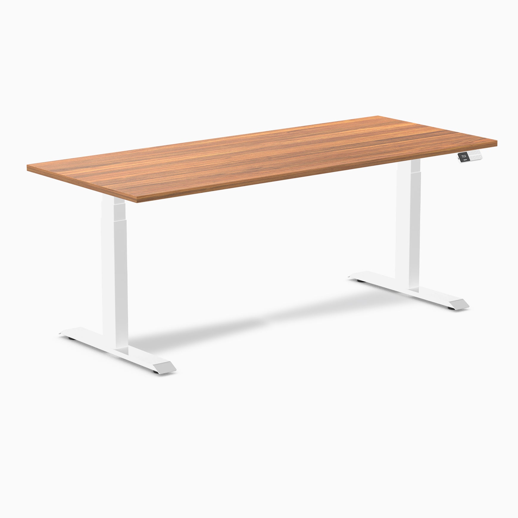 Desky Dual Laminate Sit Stand Desk - Prime Oak / 70.9 x 29.5 inches ...
