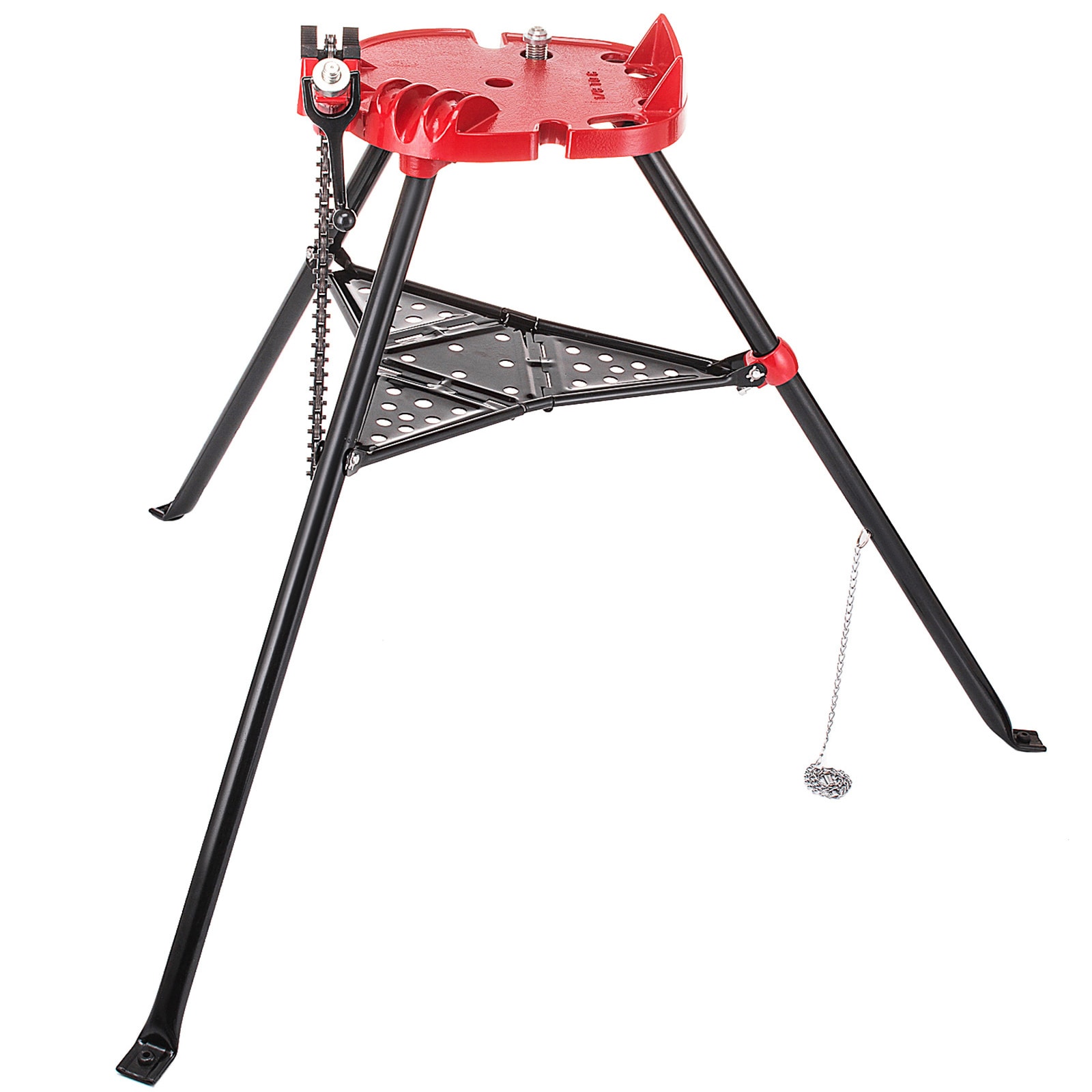 VEVOR 460-6 Tripod Pipe Chain Vise 1/8in-6in Capacity Pipe Stand ...