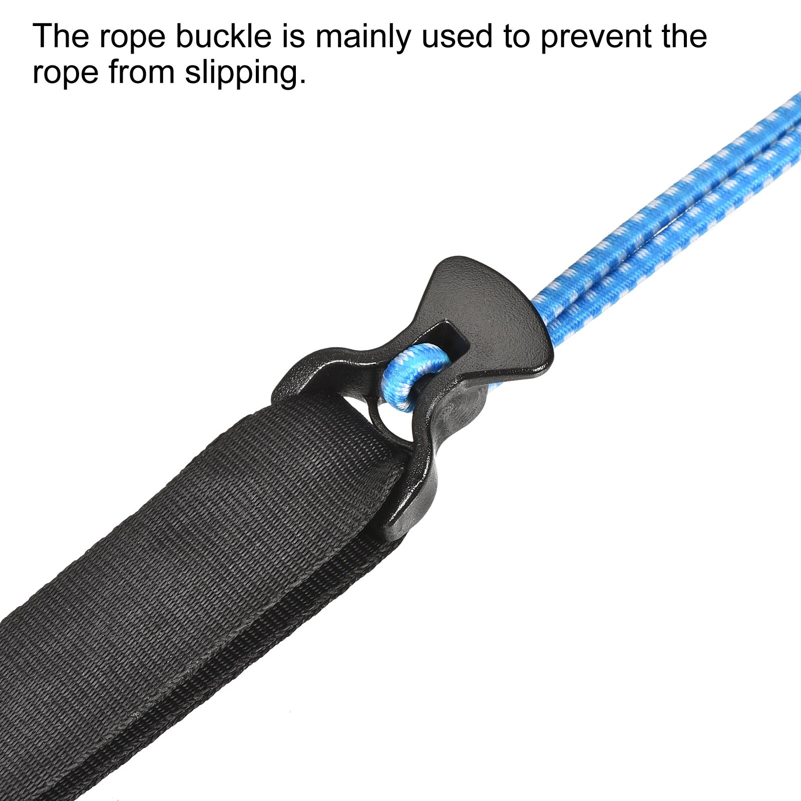 Unique Bargains Tent Rope Buckles 4mm Plastic Guyline Adjuster Cord ...