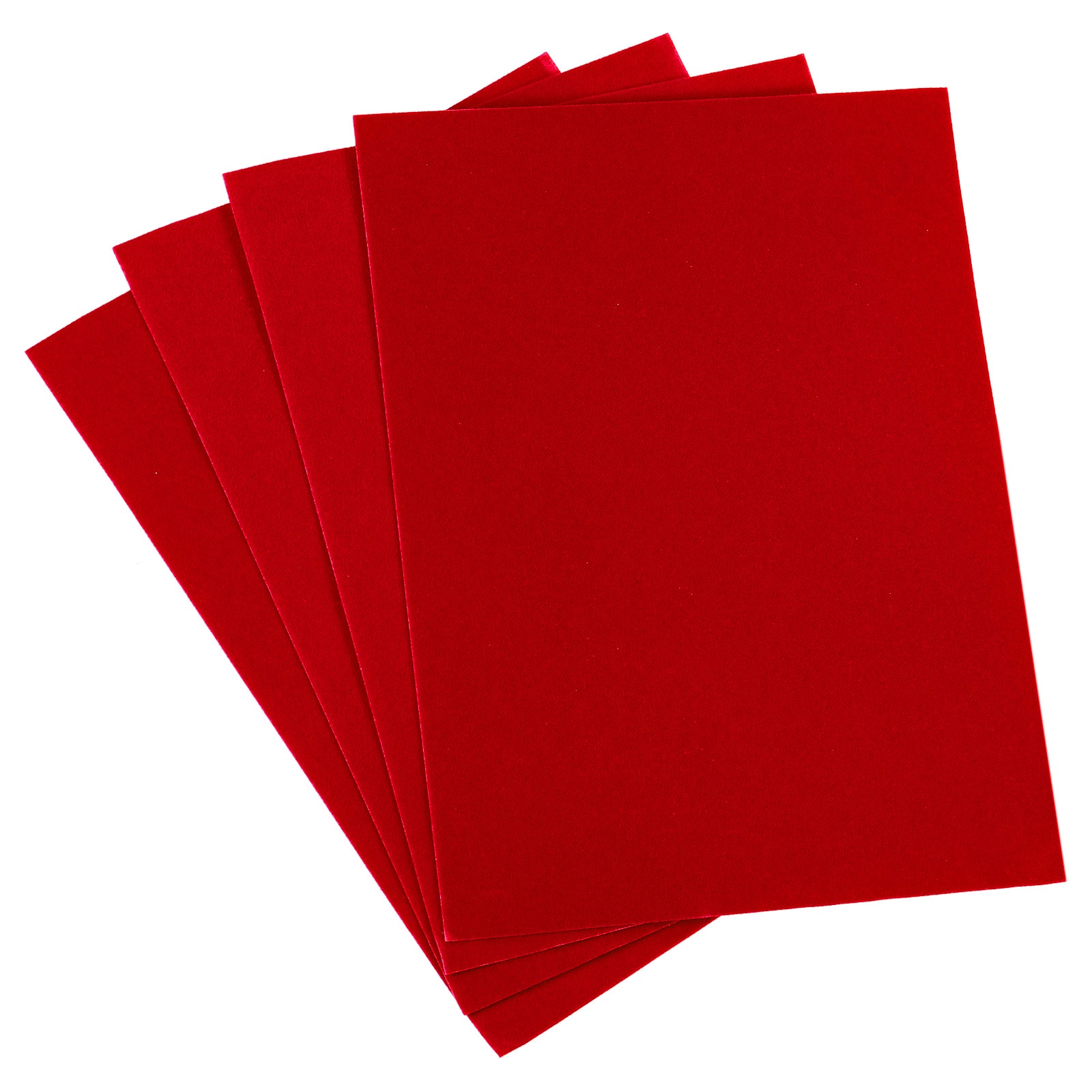 Unique Bargains Self-Adhesive Velvet Patches Repair Patches Red for ...