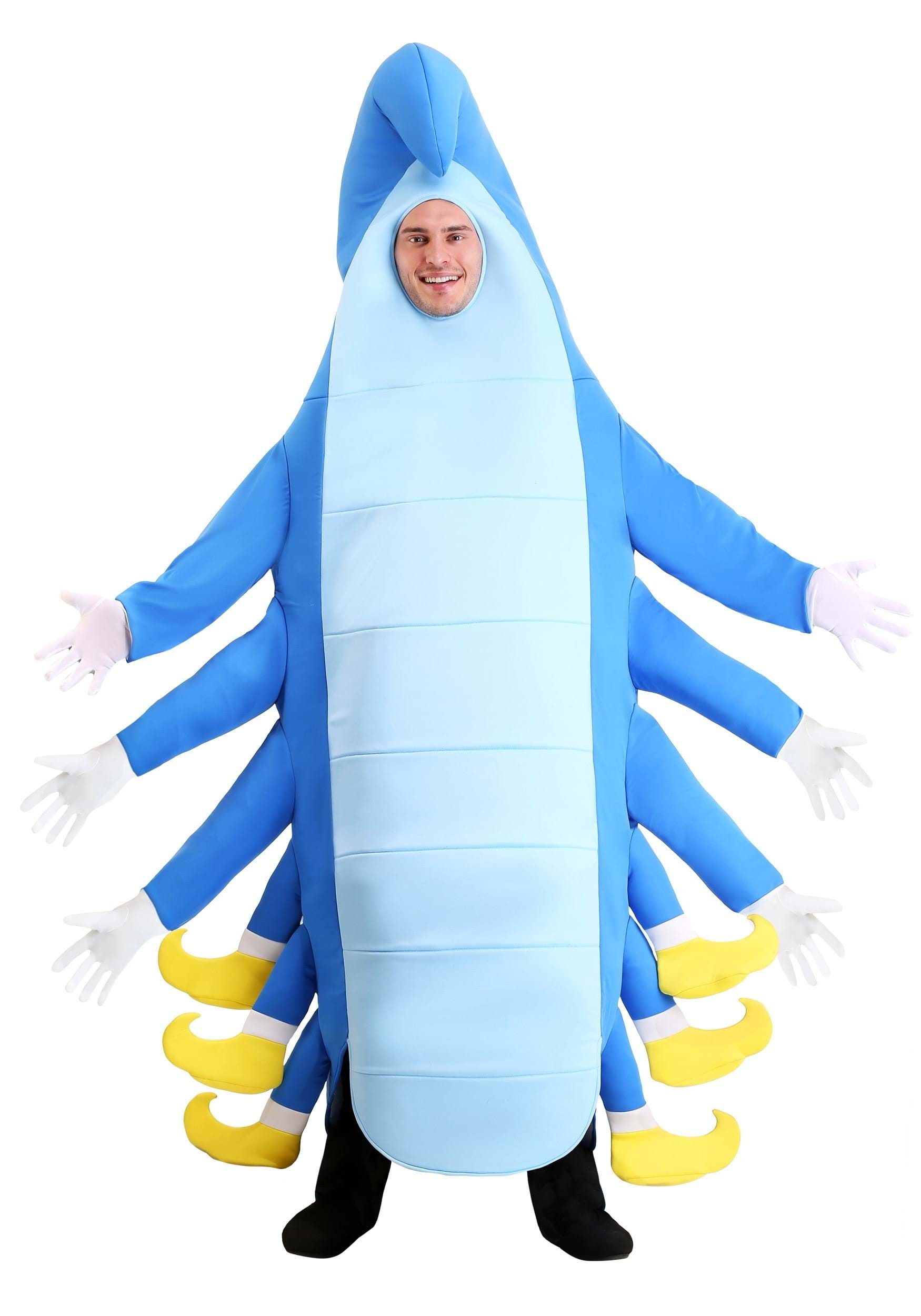 HalloweenCostumes.com FUN Costumes Blue Caterpillar Adult Costume Alice ...