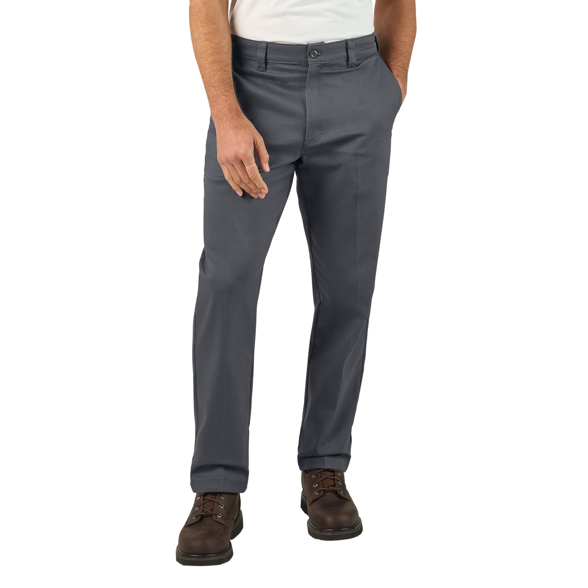Dickies Men's Regular Fit Charcoal Twill Work pants ( 38 x 32 ) in the ...