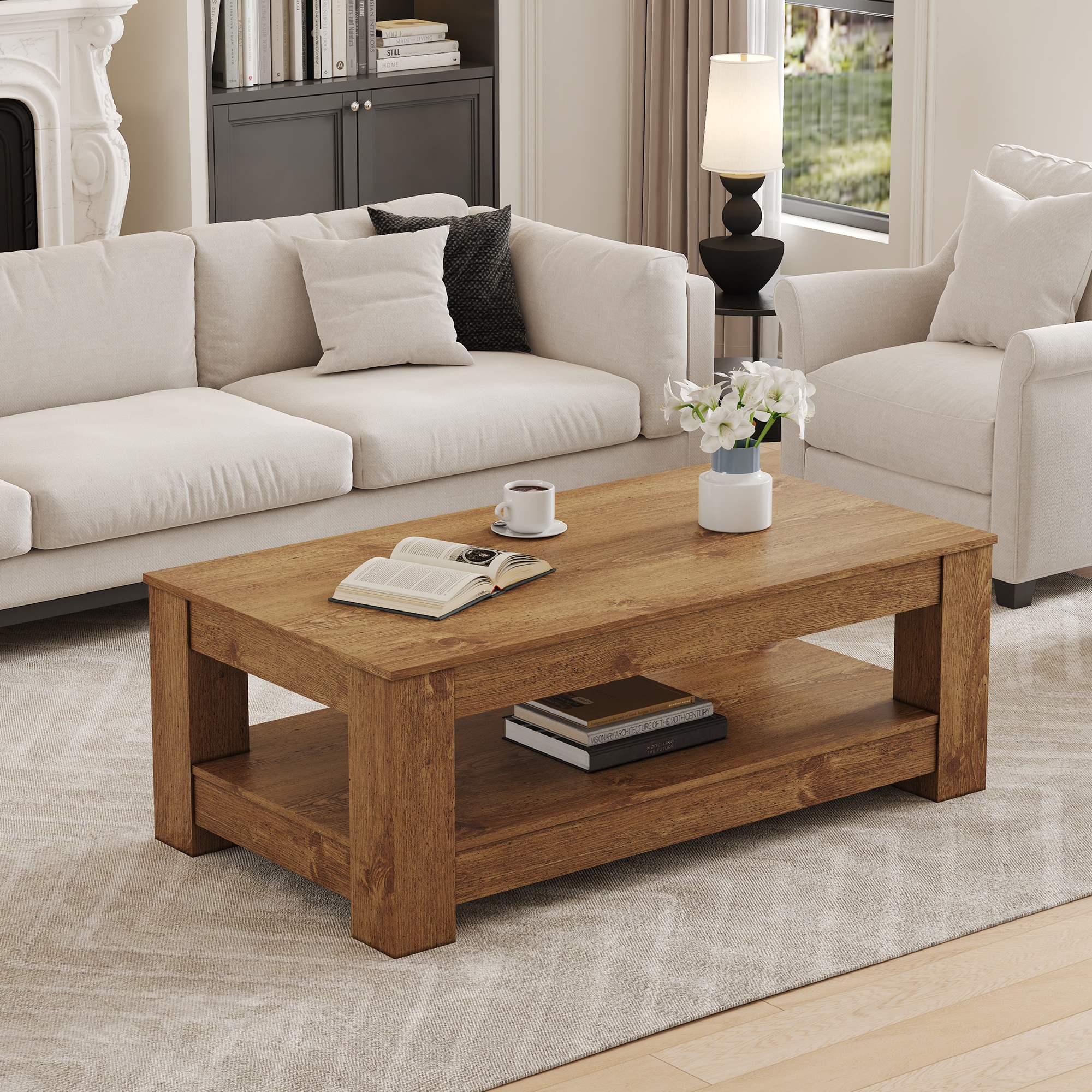 Blisstyle Set Of 2 Modern Tempered Glass Tea Table Tempered Glass ...