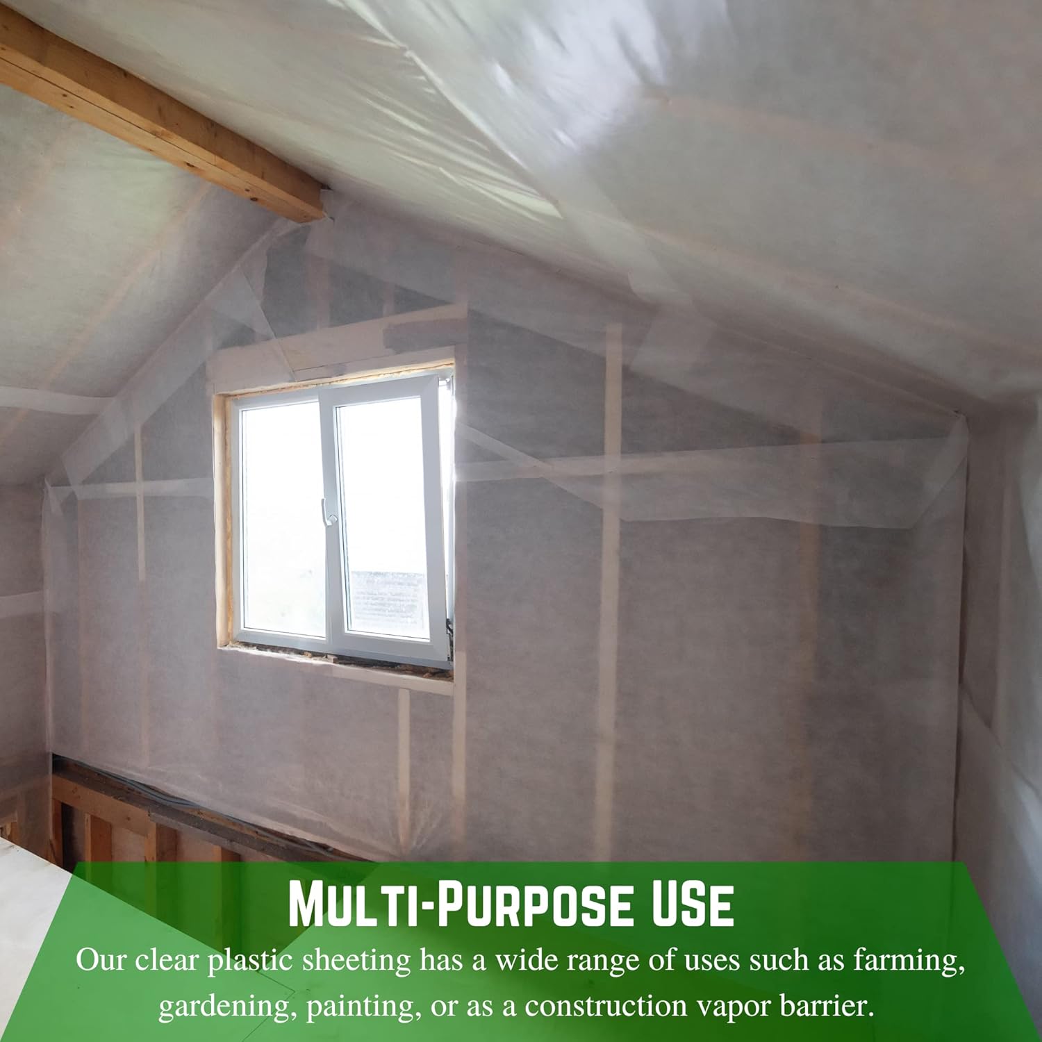 Farm Plastic Supply Clear Plastic Sheeting 6 mil 20 ft x 100ft Clear ...
