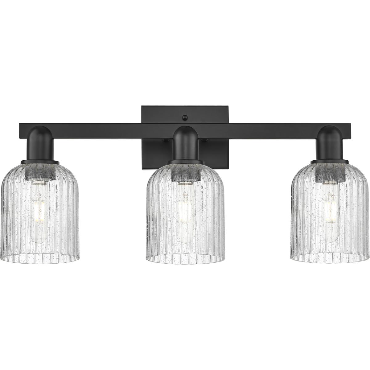 Innovations Lighting 716-3W-BK-G559-5SDY Bridal Veil Bathroom Vanity ...